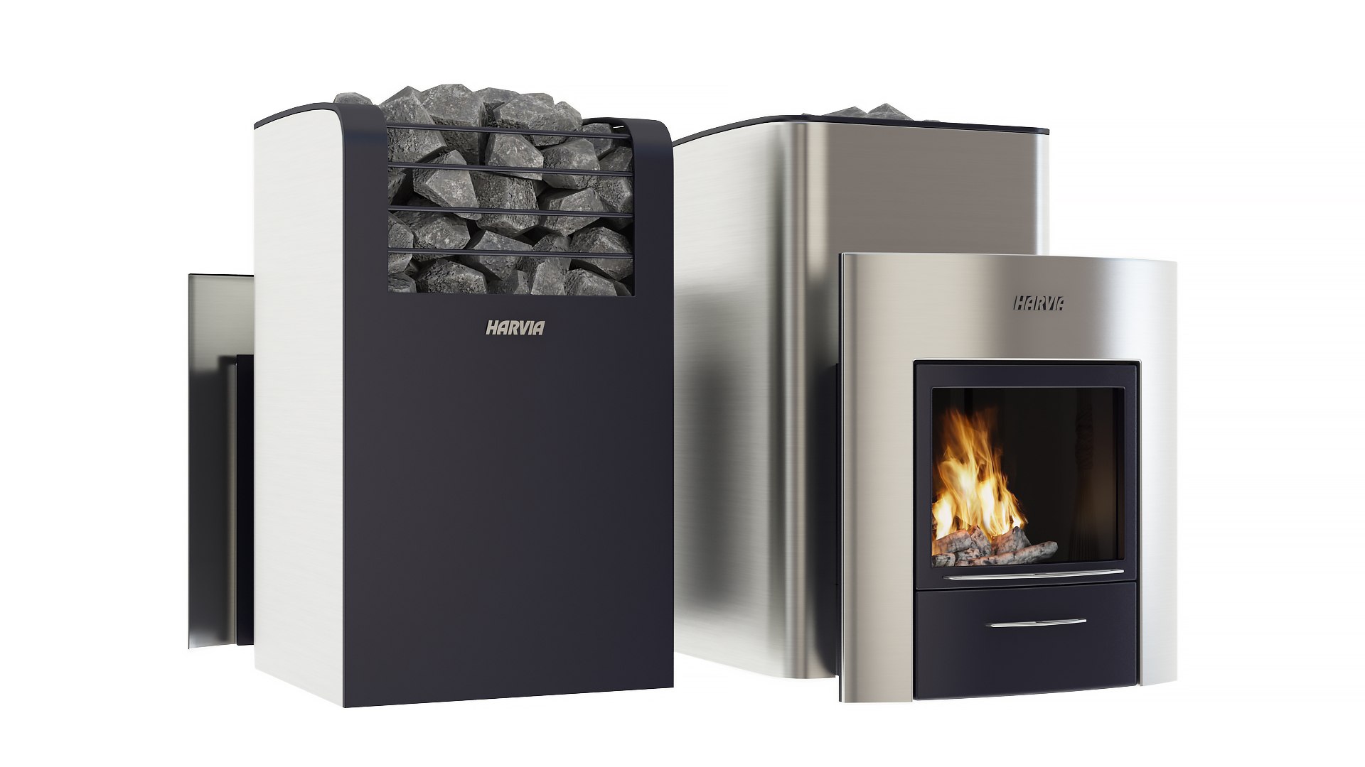 Two Harvia Classic Bath Stoves 3D Model - TurboSquid 2259521