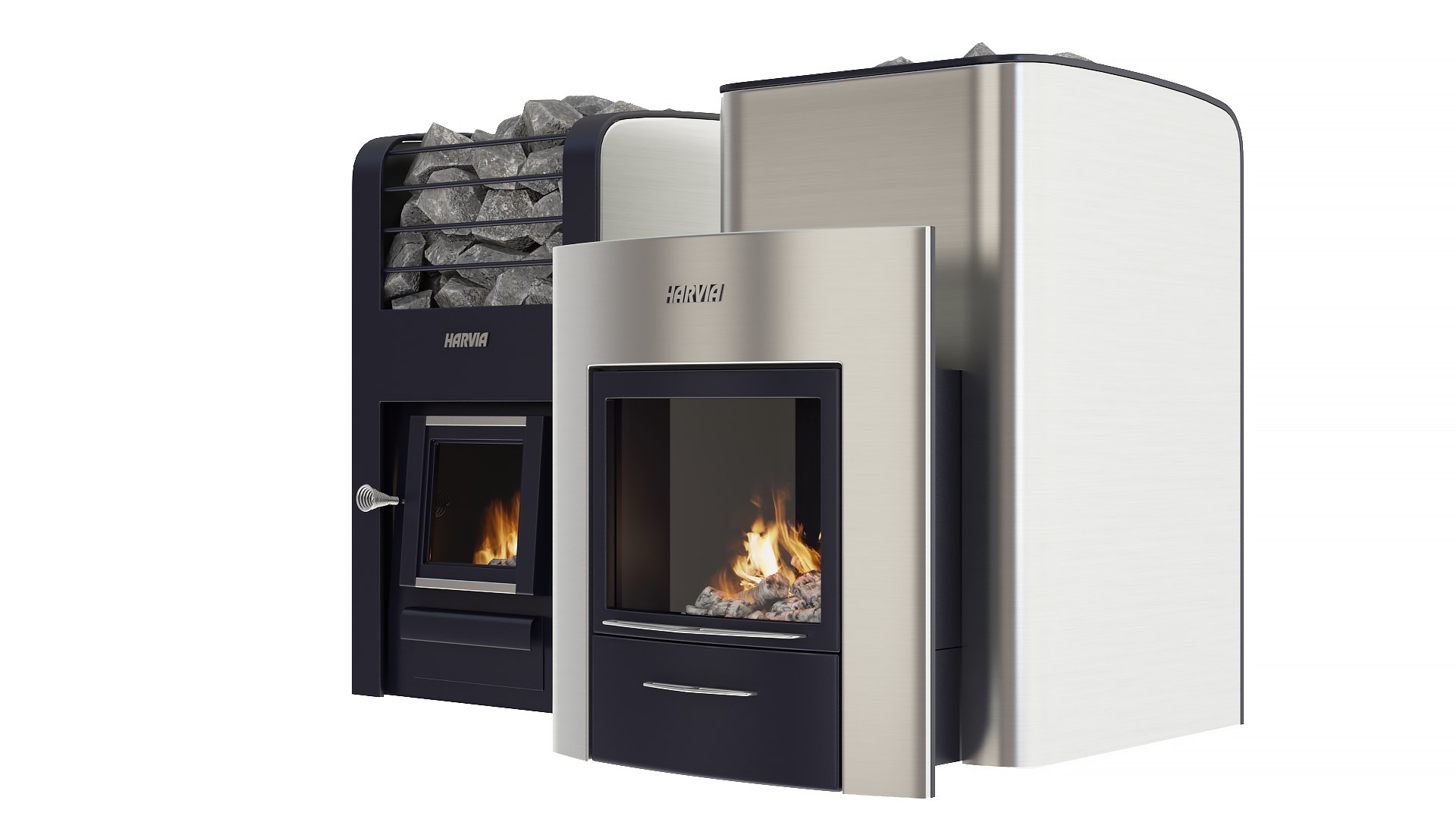 Two Harvia Classic Bath Stoves 3D Model - TurboSquid 2259521
