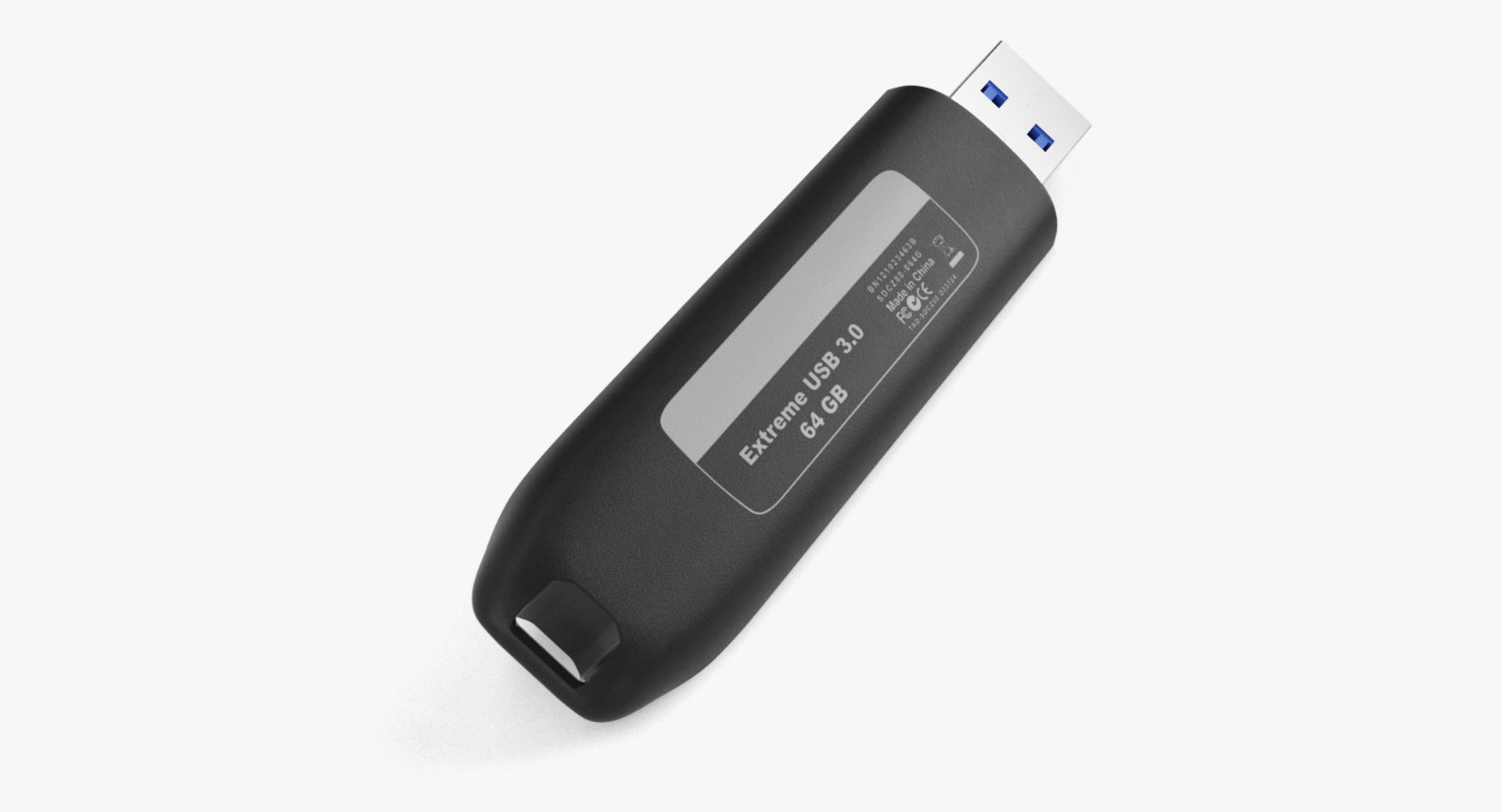 3D Sandisk Extreme Flash Drive Model - TurboSquid 1241820