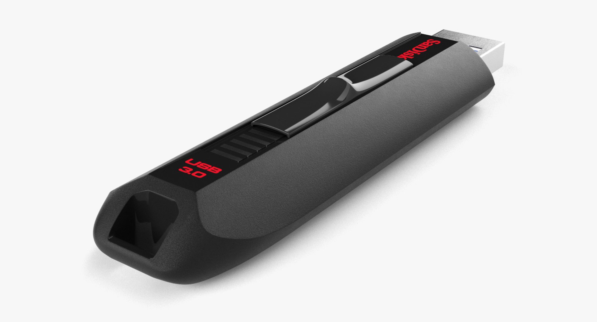 3D Sandisk Extreme Flash Drive Model - TurboSquid 1241820