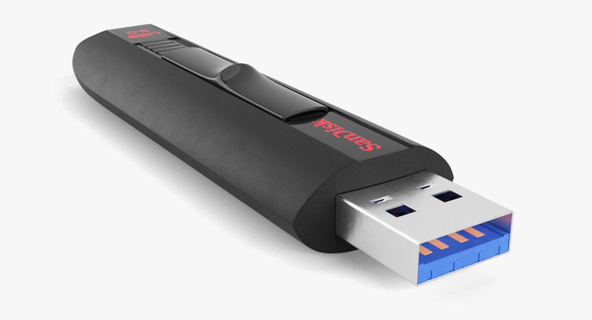 3D Sandisk Extreme Flash Drive Model - TurboSquid 1241820