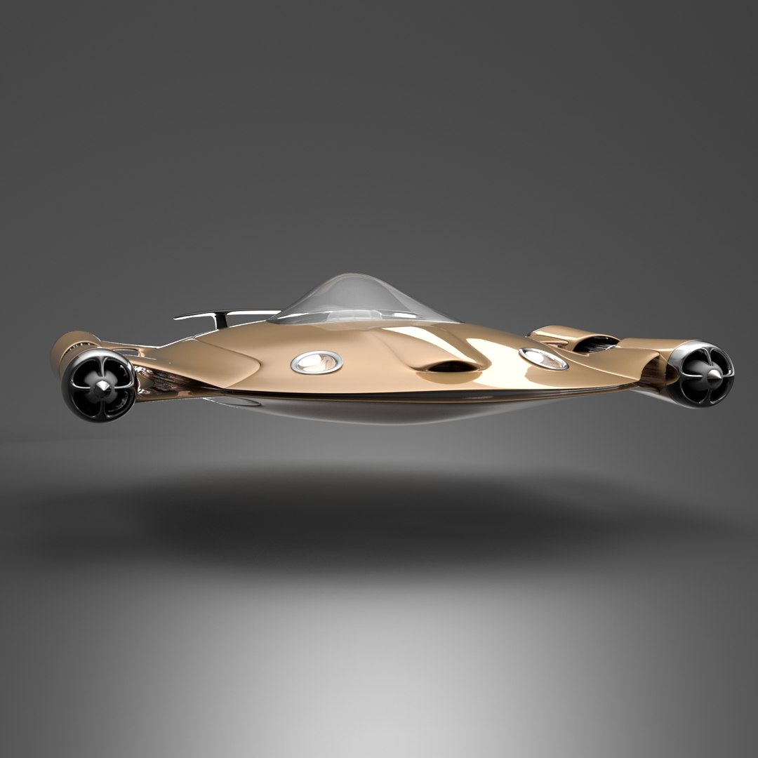 3D Science Fiction Car Concept - TurboSquid 1303231