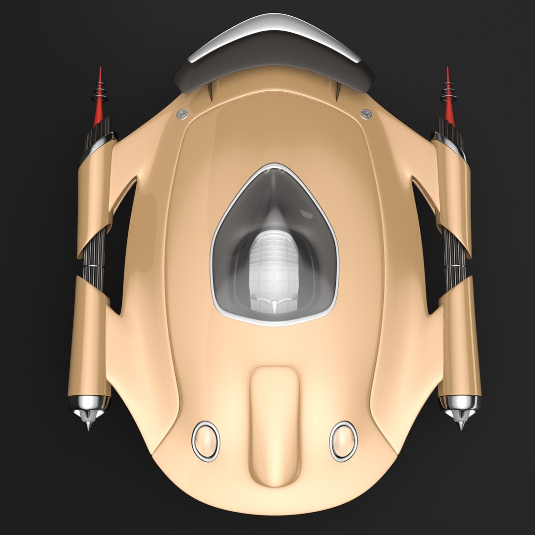 3D Science Fiction Car Concept - TurboSquid 1303231