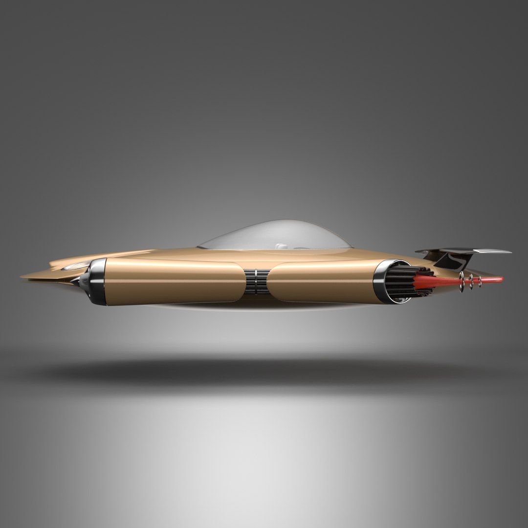 3D Science Fiction Car Concept - TurboSquid 1303231