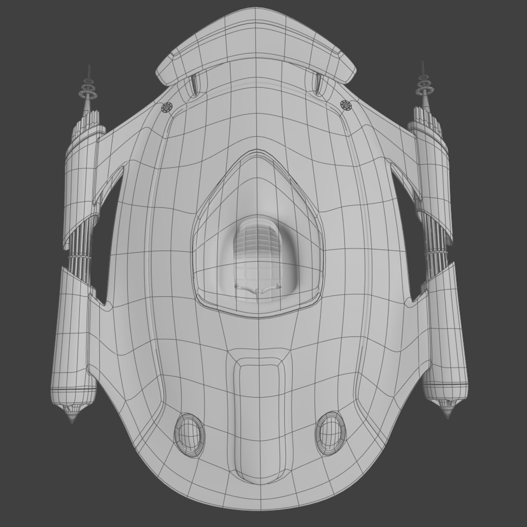 3D Science Fiction Car Concept - TurboSquid 1303231