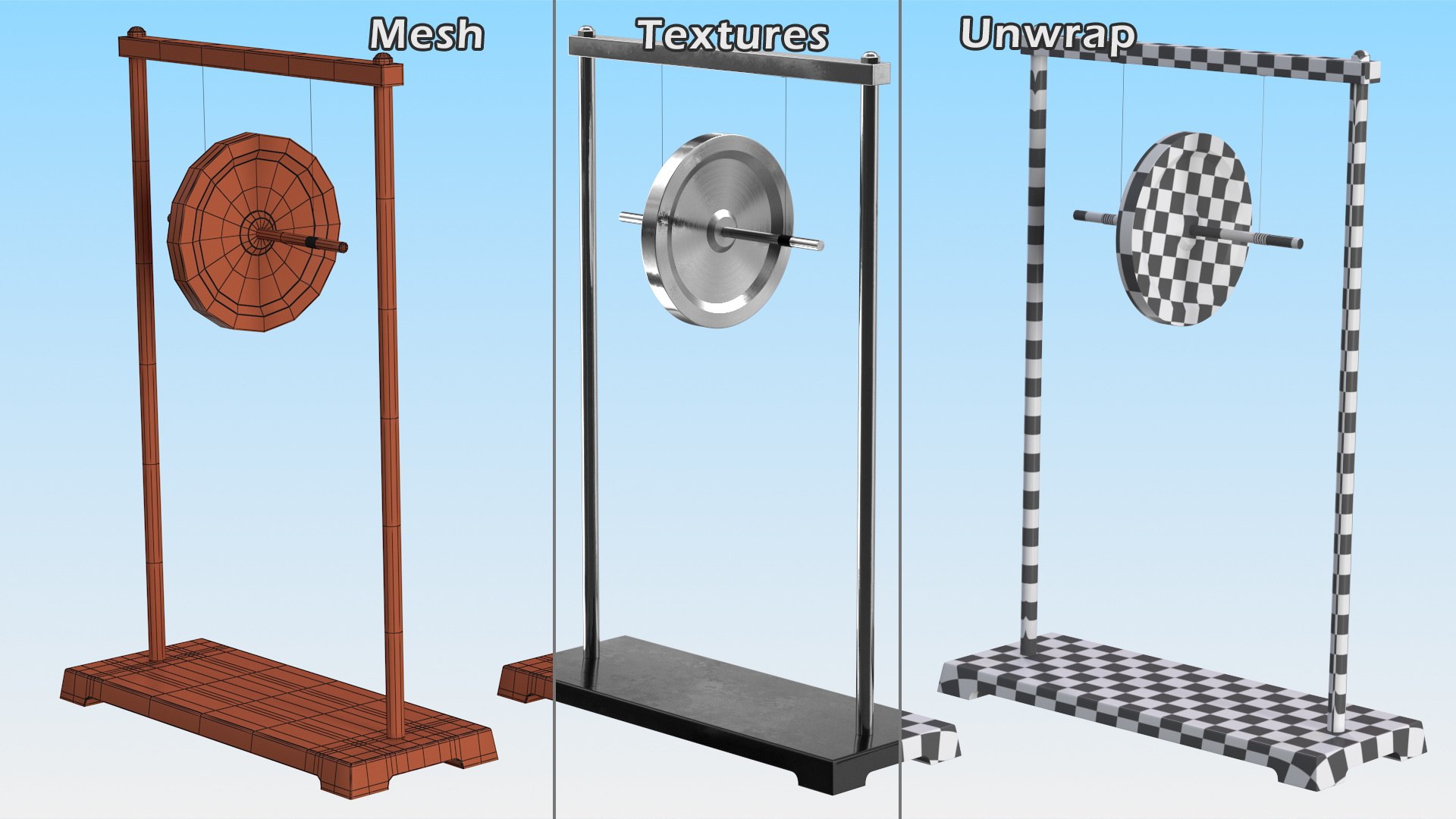 Maxwell Wheel Pendulum 3D model - TurboSquid 1718552