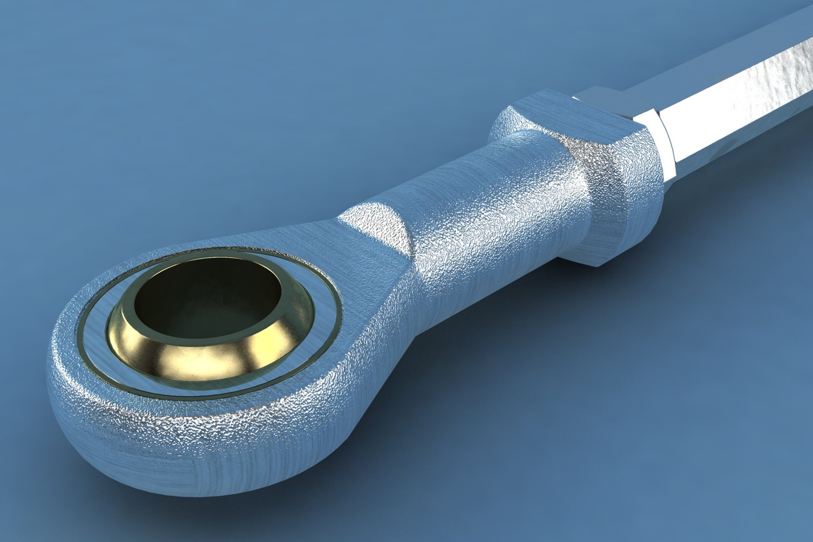 3D Steel Pull Rod - TurboSquid 1343200