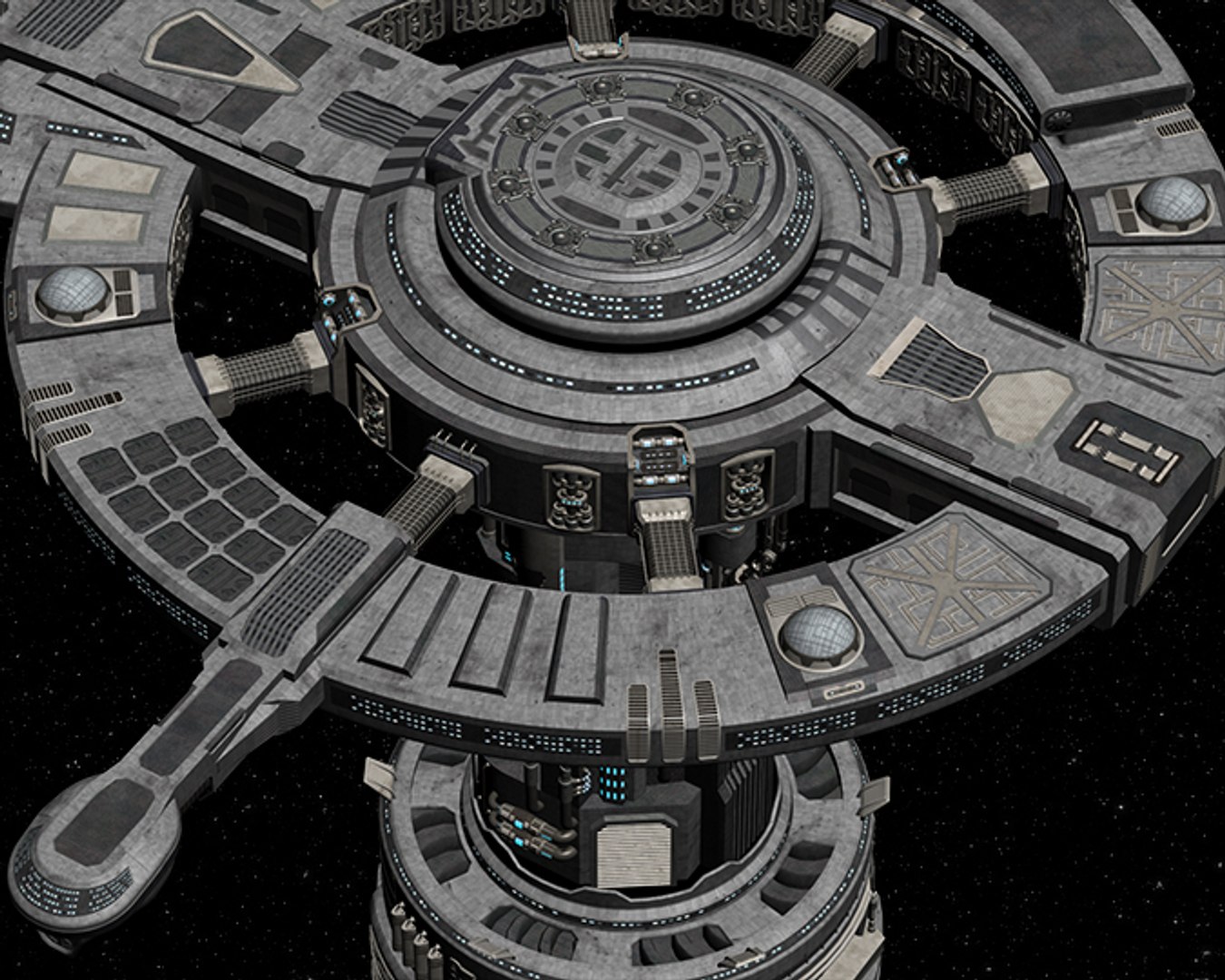 3D Space Station - TurboSquid 1224264