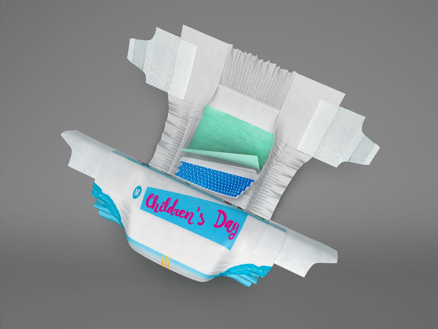 3D Baby Diaper Model - TurboSquid 1776897