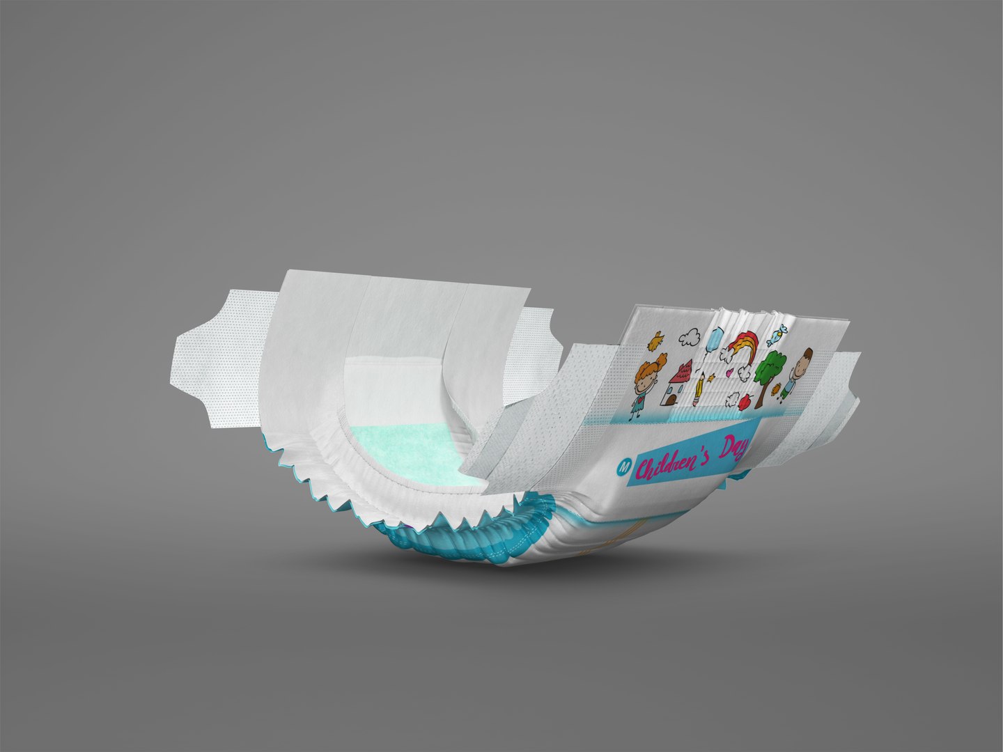 3D Baby Diaper Model - TurboSquid 1776897