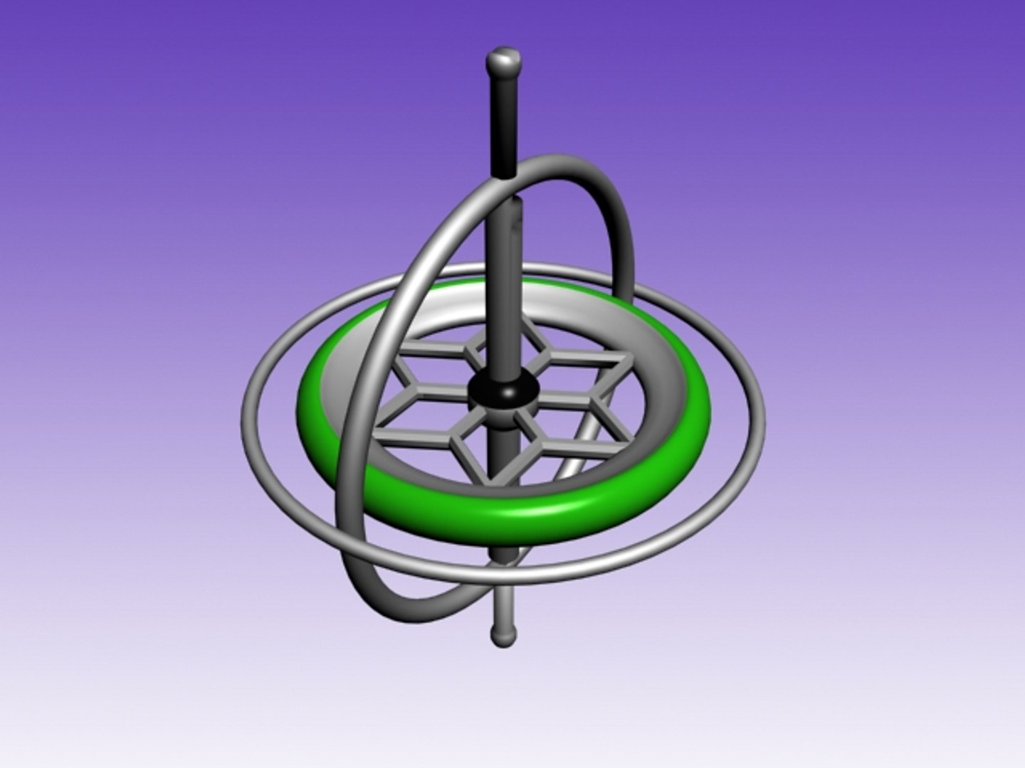 3d model gyroscope toy