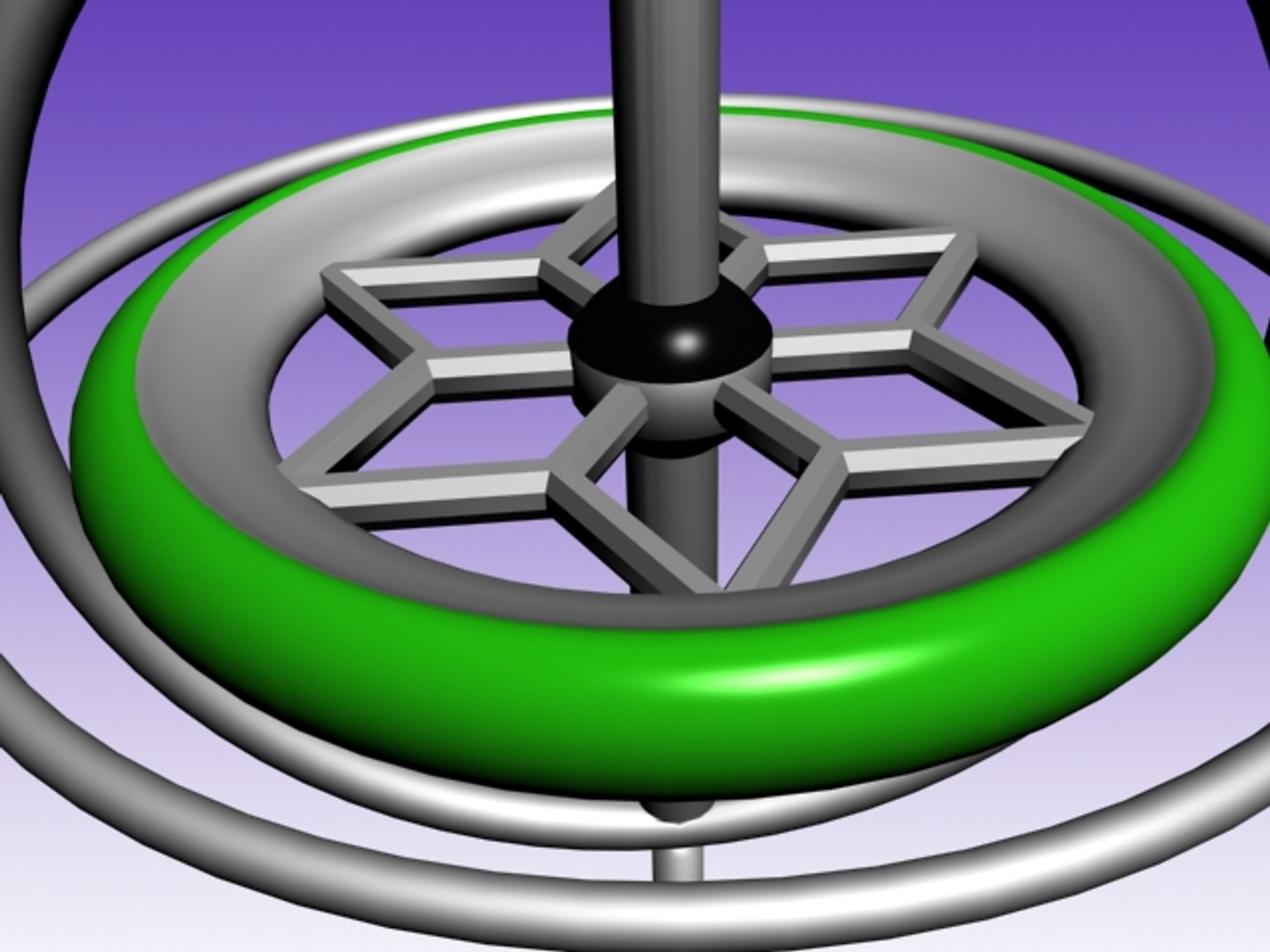 3d model gyroscope toy
