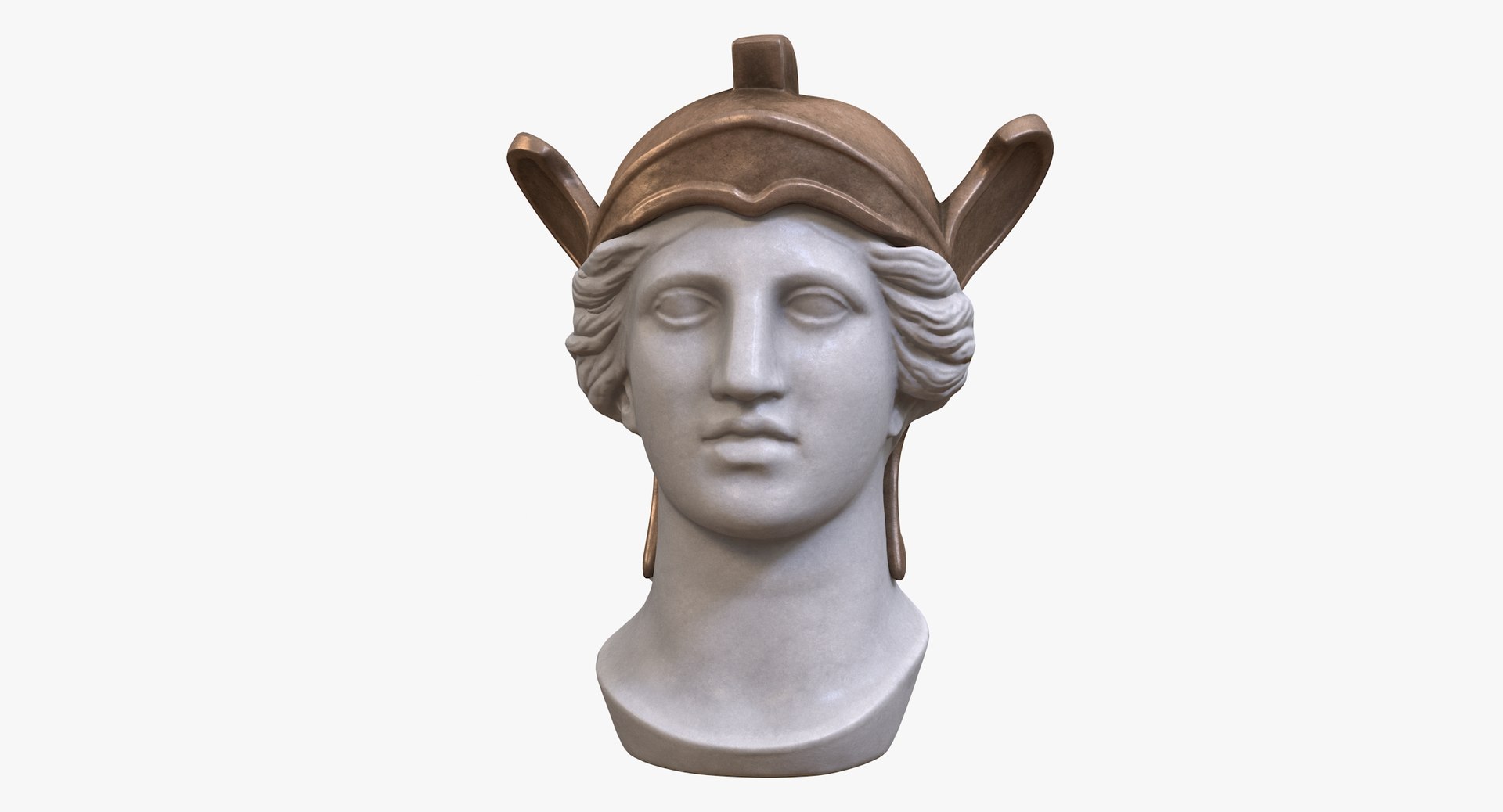 Athena Head 3D - TurboSquid 2131385