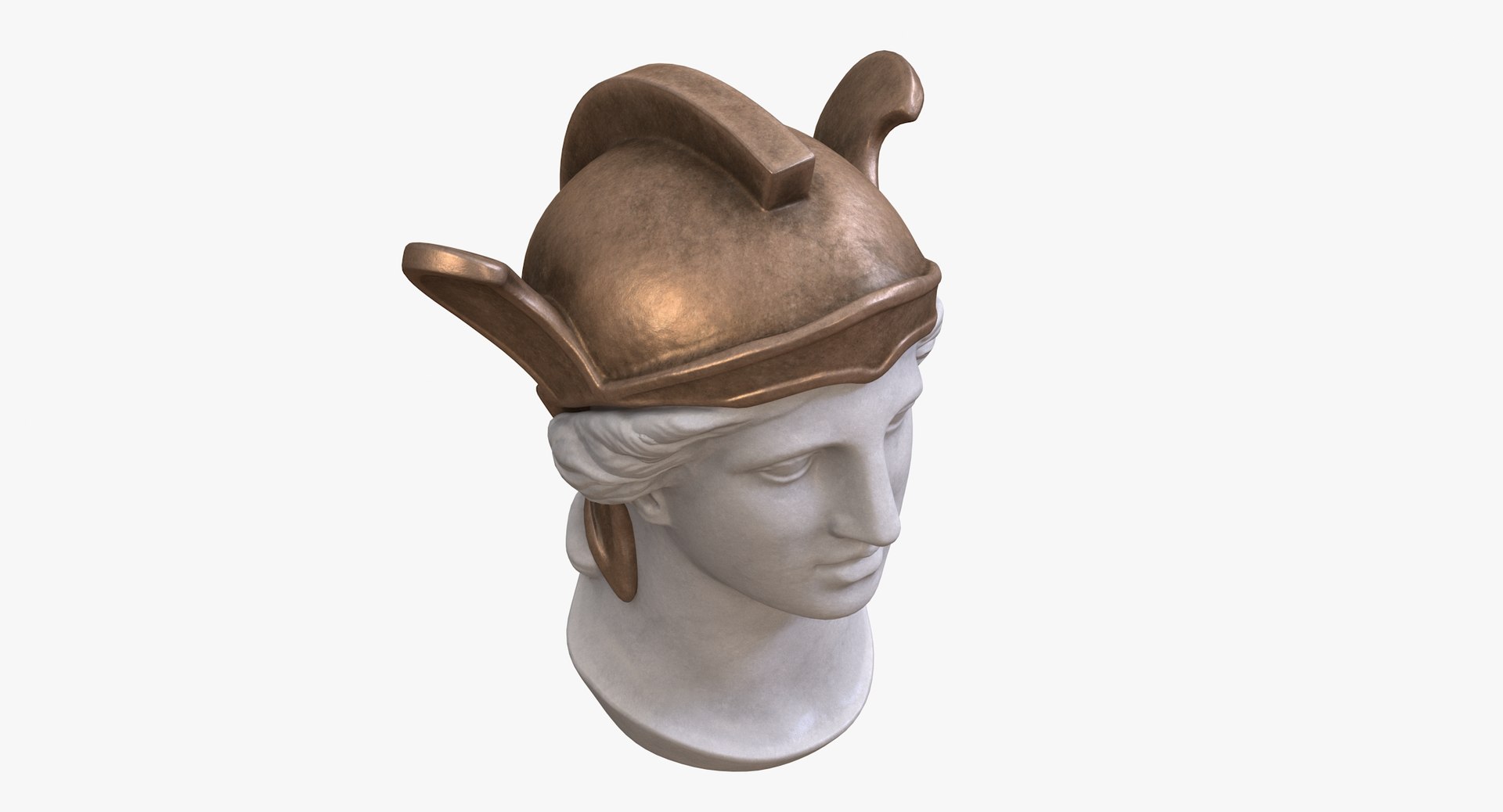 Athena Head 3D - TurboSquid 2131385