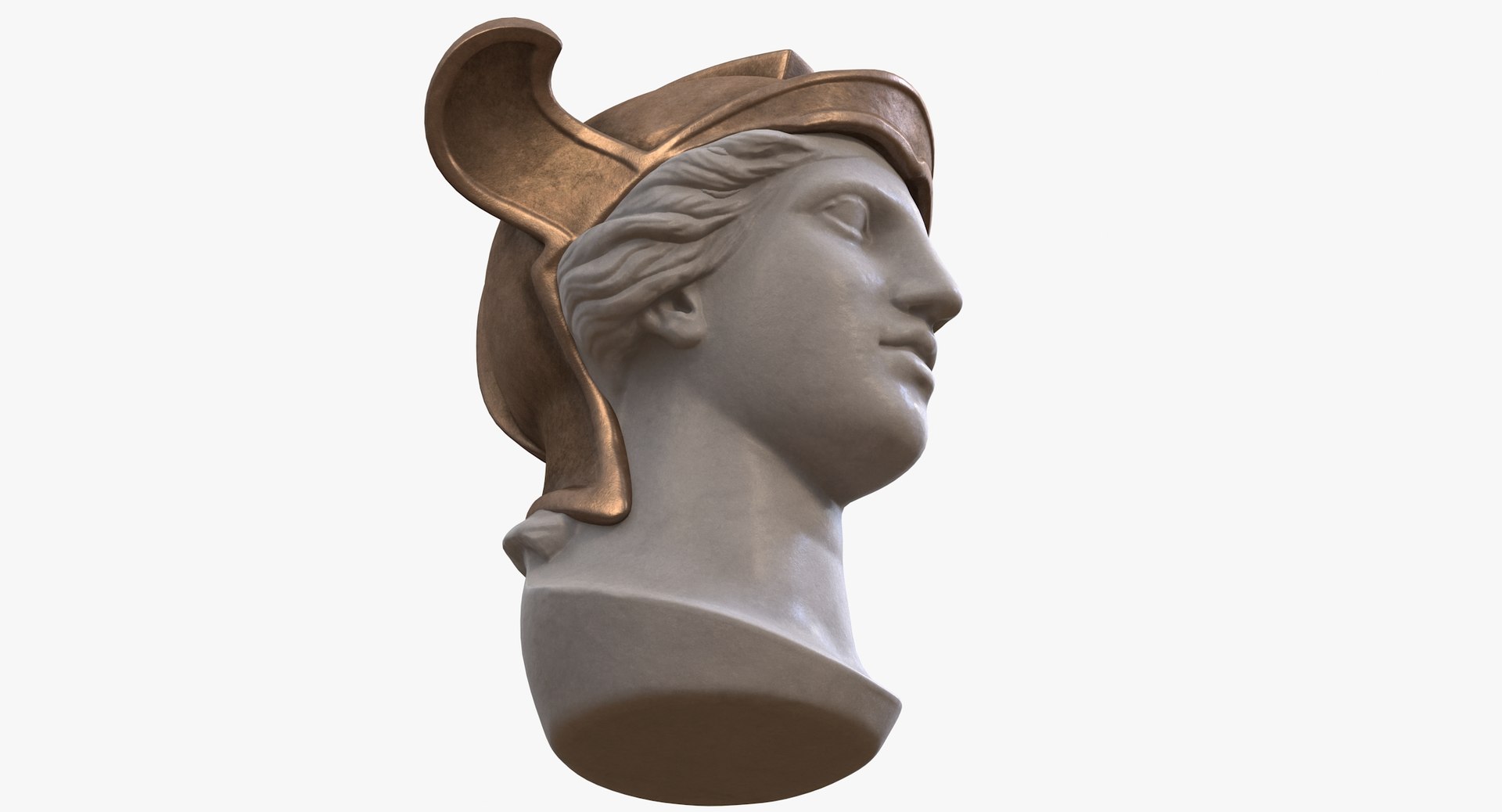 Athena Head 3D - TurboSquid 2131385
