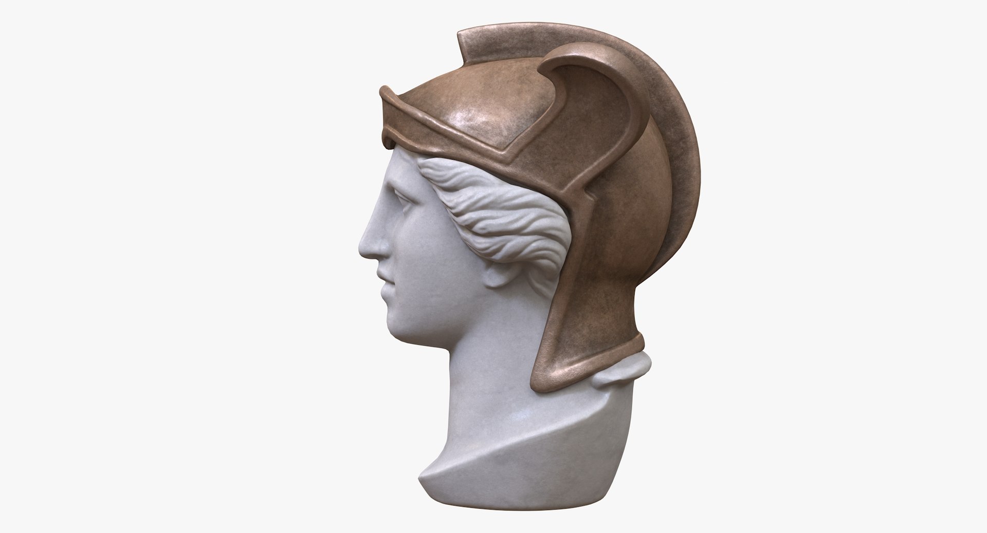 Athena Head 3D - TurboSquid 2131385