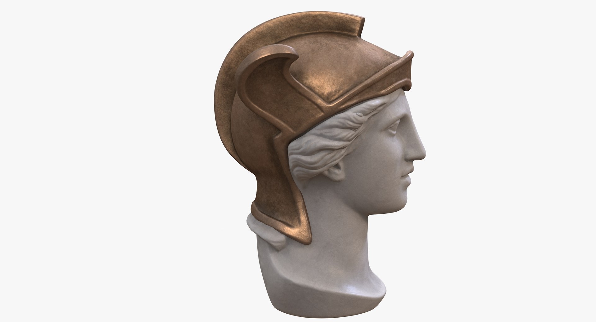 Athena Head 3D - TurboSquid 2131385