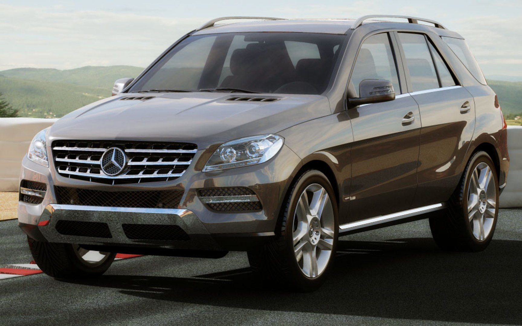 Mercedes M-class Class 3ds