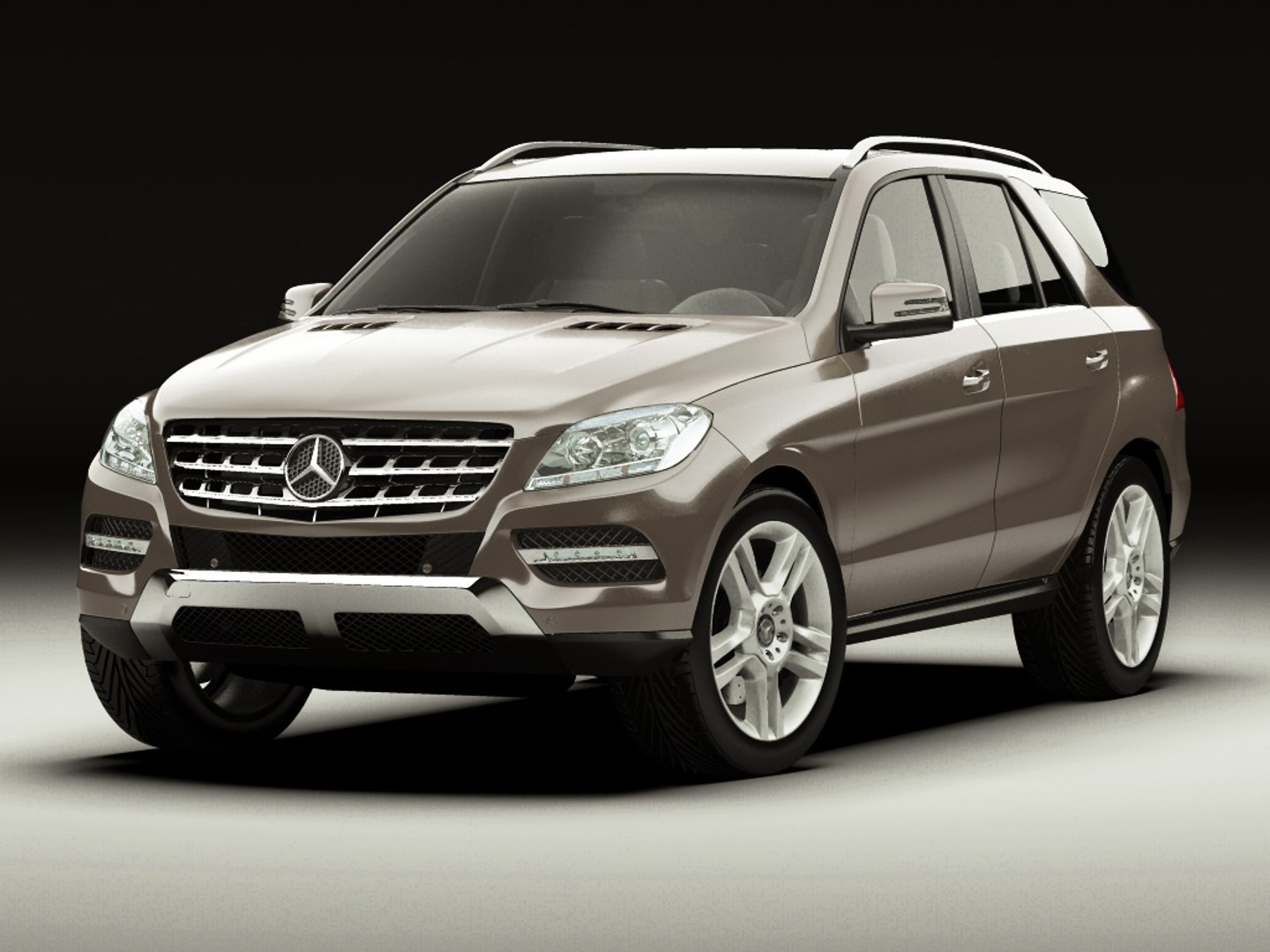 Mercedes M-class Class 3ds