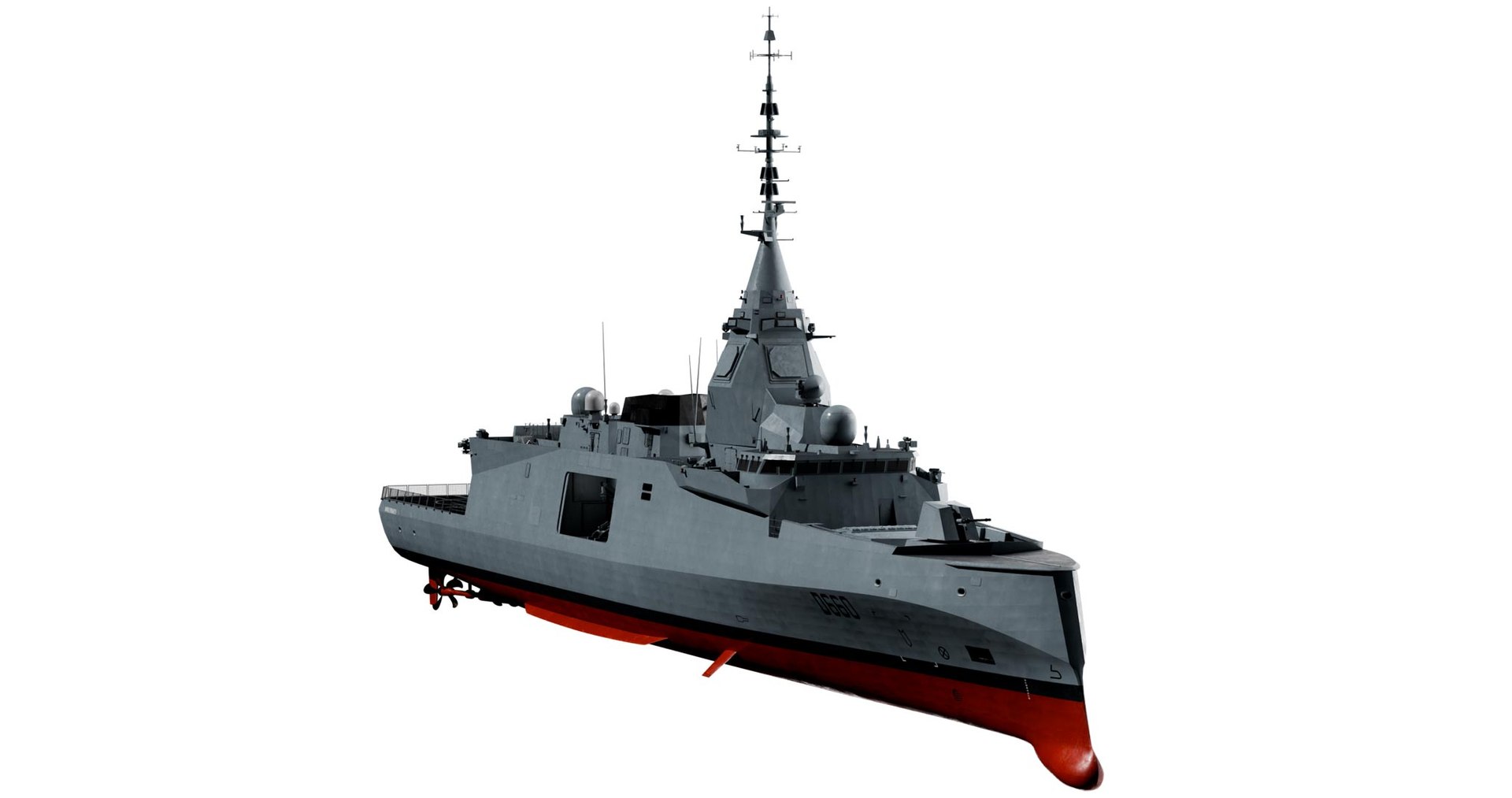 3D FDI Frigate FS Amiral Ronarch 3D Model - TurboSquid 2465652