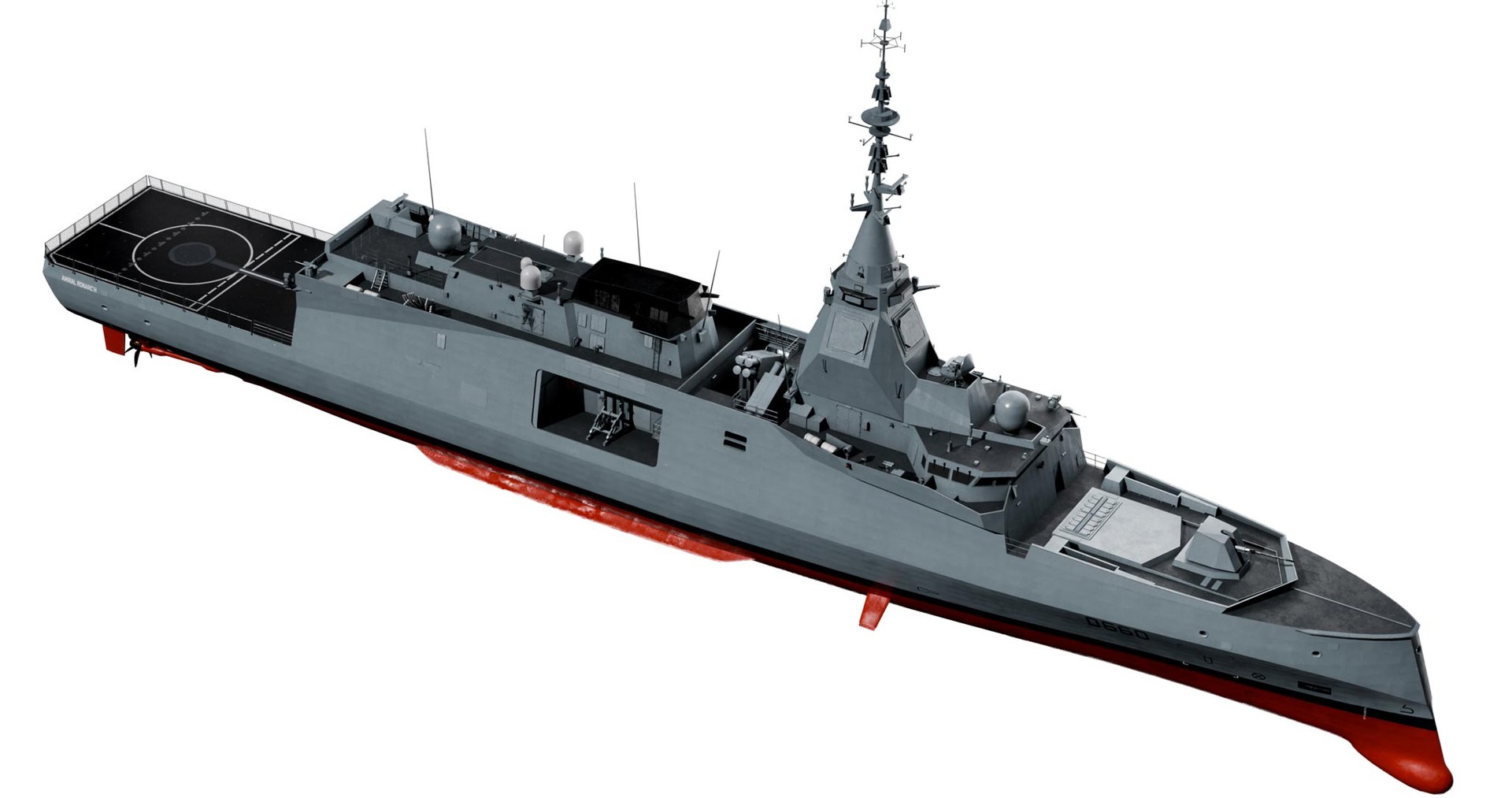 3D FDI Frigate FS Amiral Ronarch 3D Model - TurboSquid 2465652