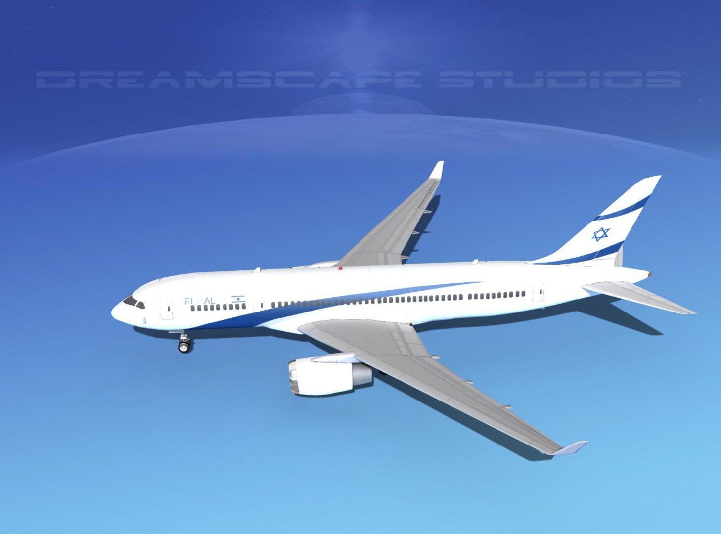 3d Airline Boeing 787 787-8 Model