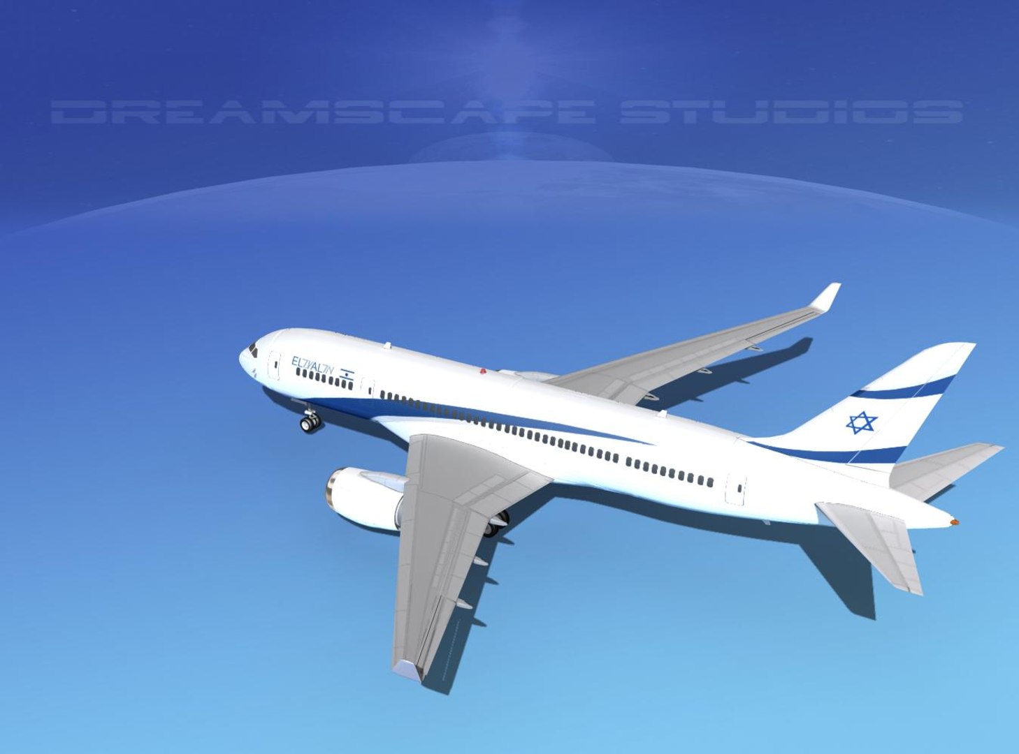 3d Airline Boeing 787 787-8 Model