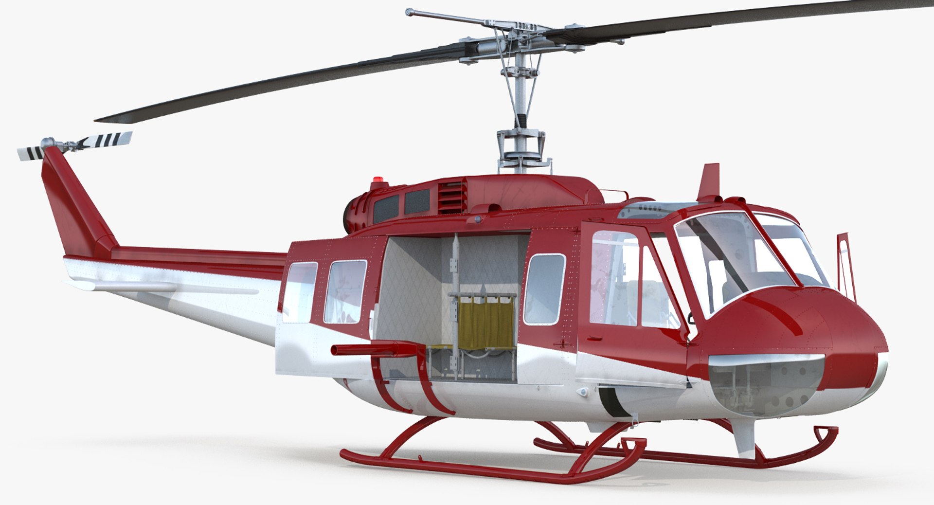 Air Medical Helicopter Bell Model - TurboSquid 1187460