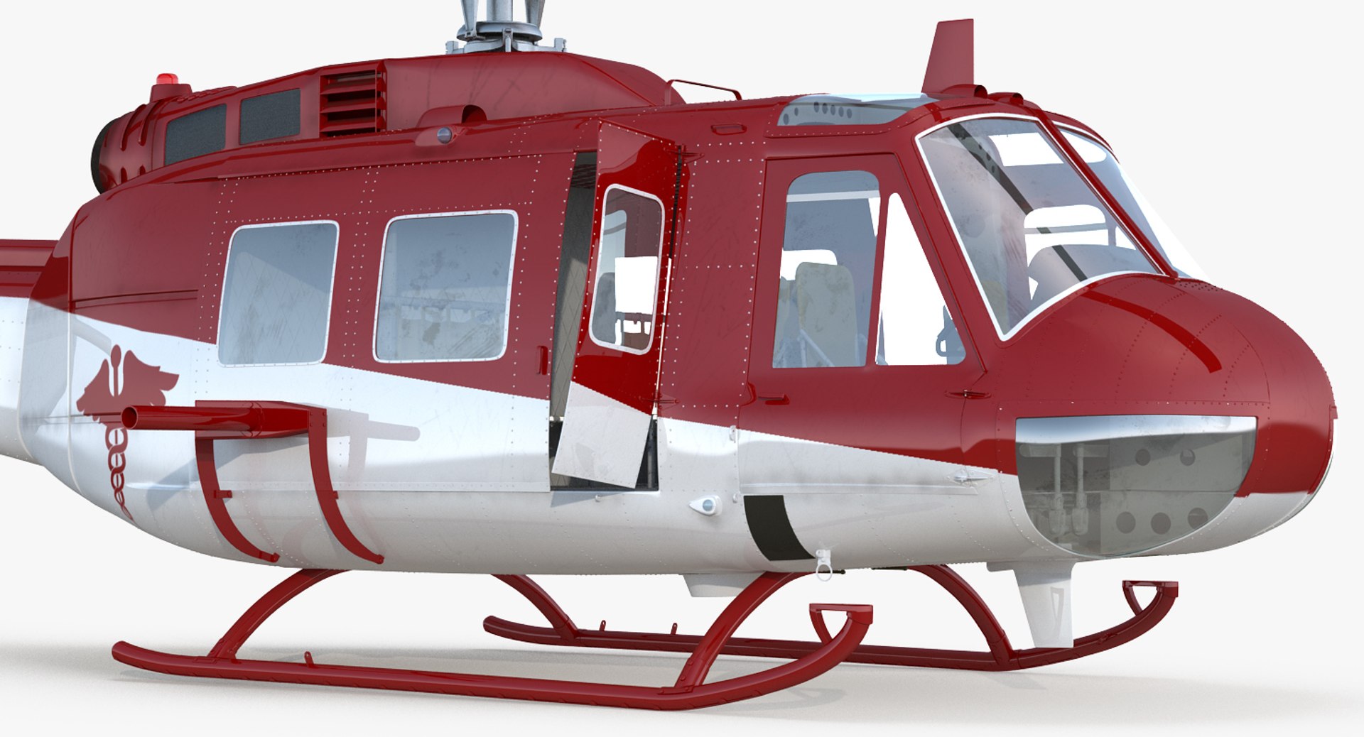 Air Medical Helicopter Bell Model - TurboSquid 1187460