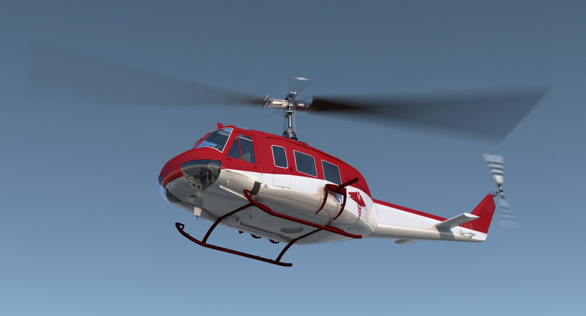 Air Medical Helicopter Bell Model - TurboSquid 1187460