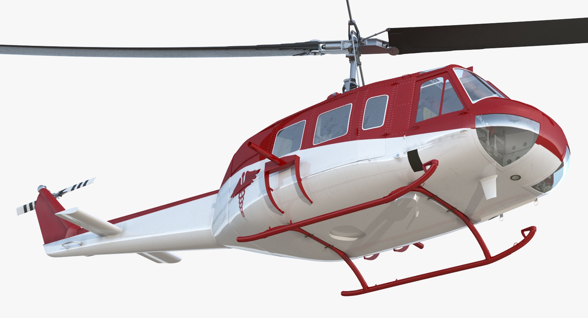 Air Medical Helicopter Bell Model - TurboSquid 1187460