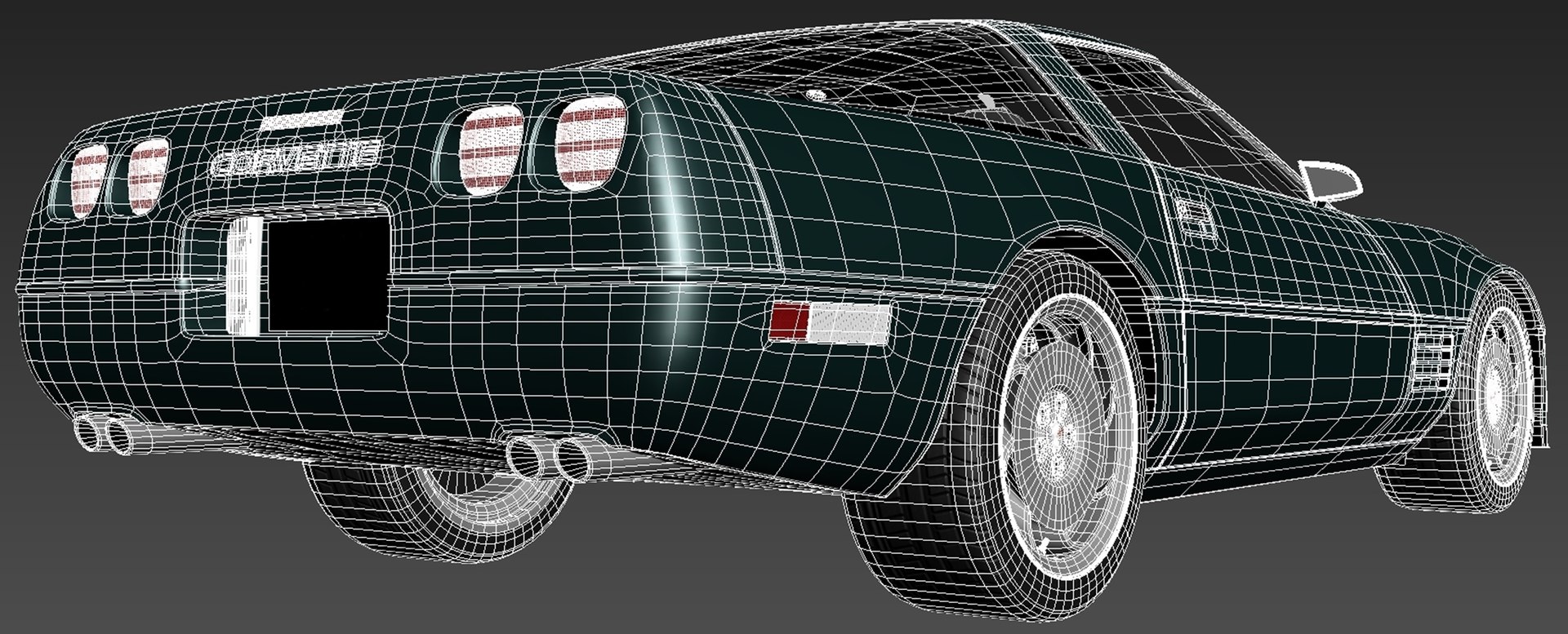 3D Chevrolet Corvette C4 ZR1 1990-1995 - TurboSquid 2217646