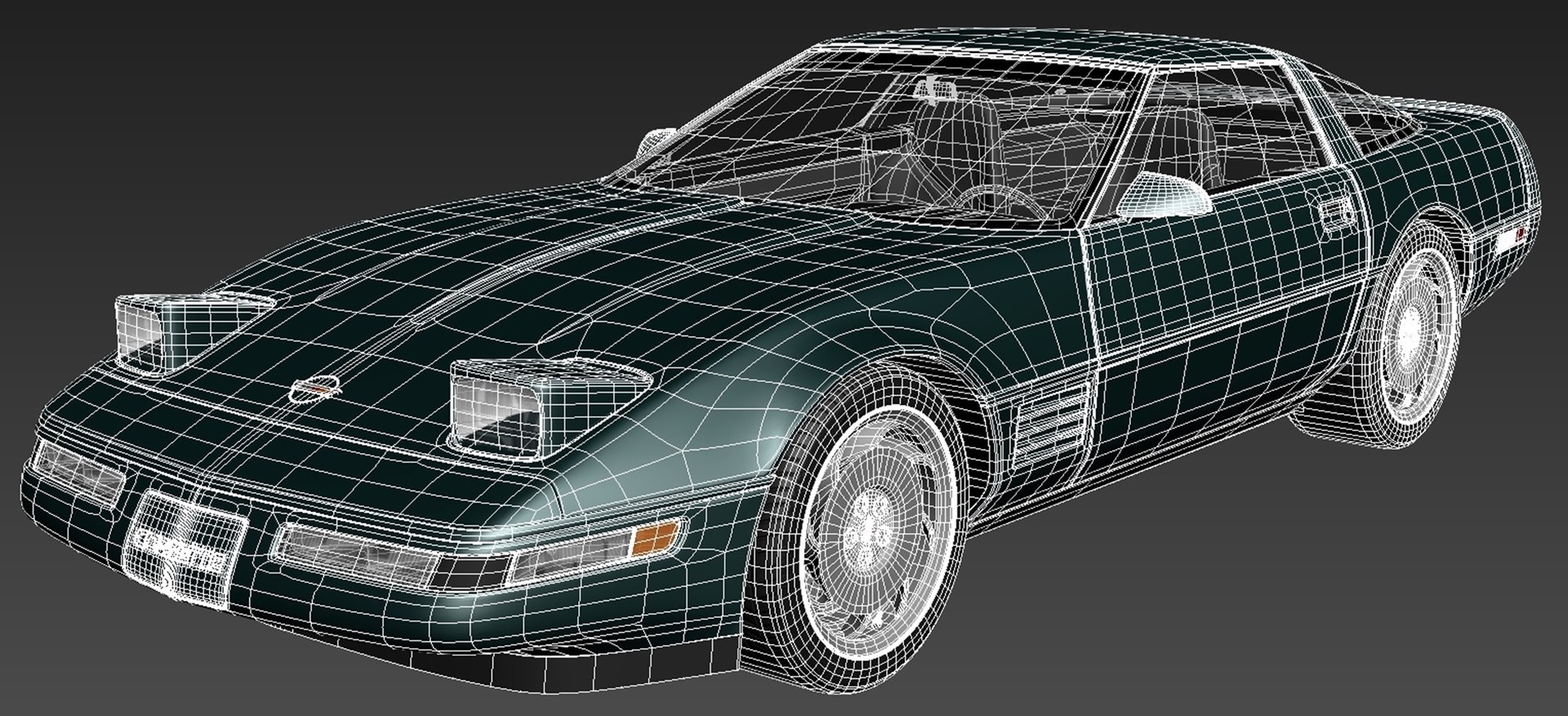 3D Chevrolet Corvette C4 ZR1 1990-1995 - TurboSquid 2217646