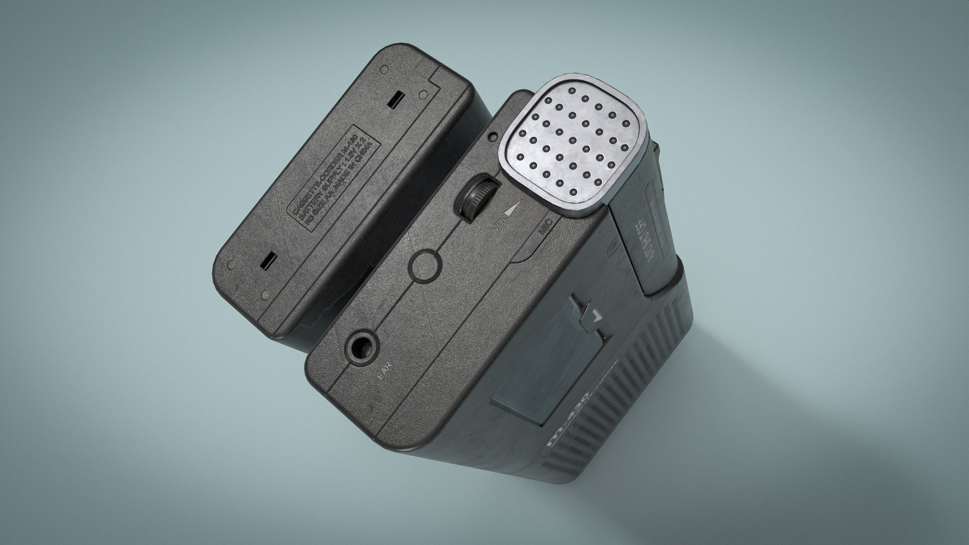 3D Sony Microcassette Recorder M430 - TurboSquid 2274577