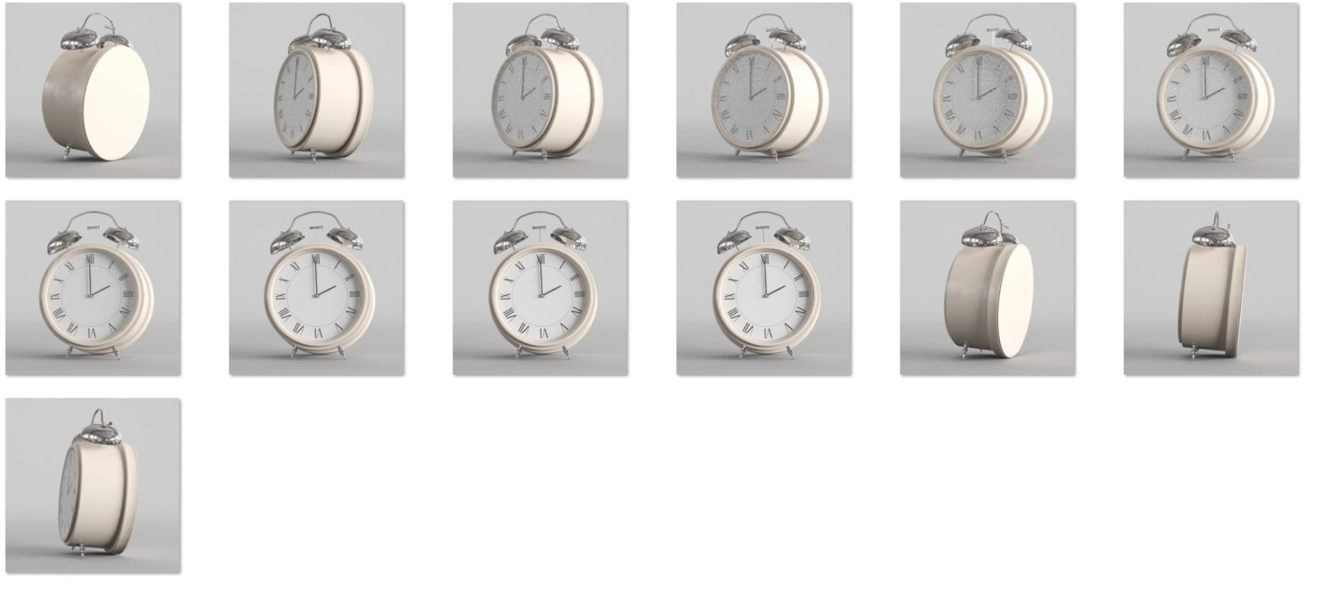 3D Clock Table - TurboSquid 1630304