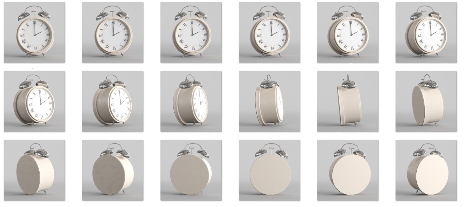 3D Clock Table - TurboSquid 1630304