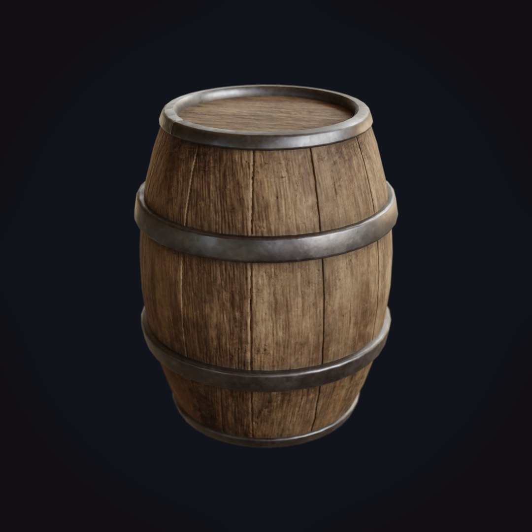 3D medieval barrels - TurboSquid 1367364