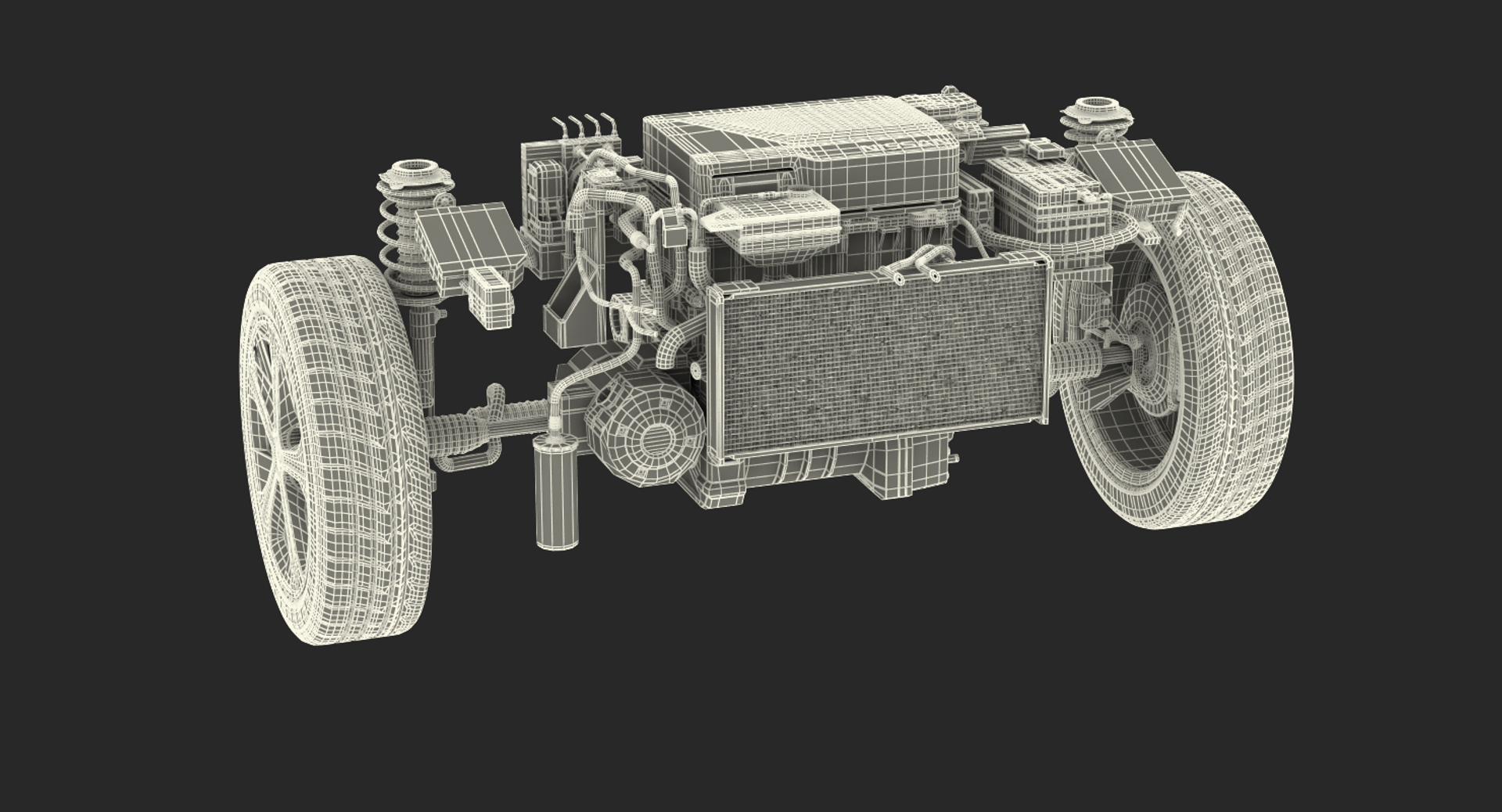 Nissan Leaf Engine Suspension 3D - TurboSquid 1426294