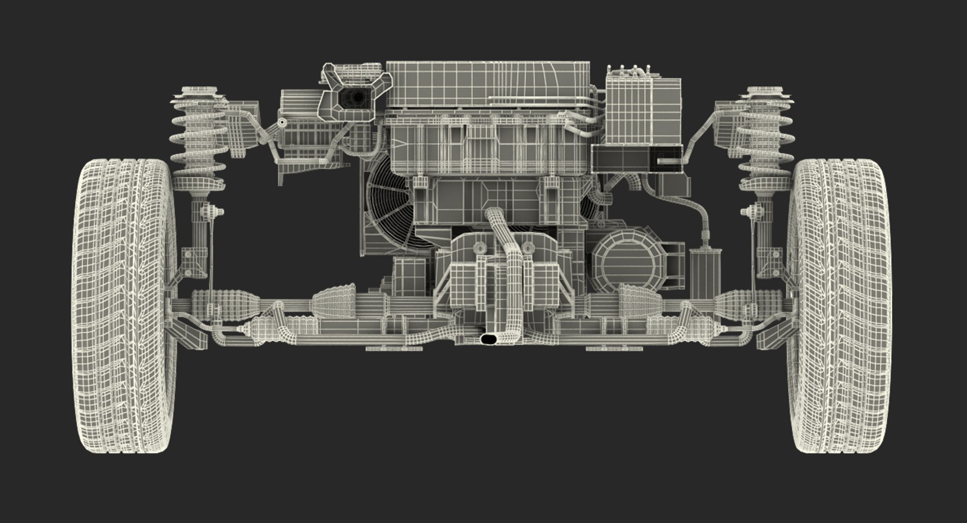 Nissan leaf engine suspension 3D - TurboSquid 1426294