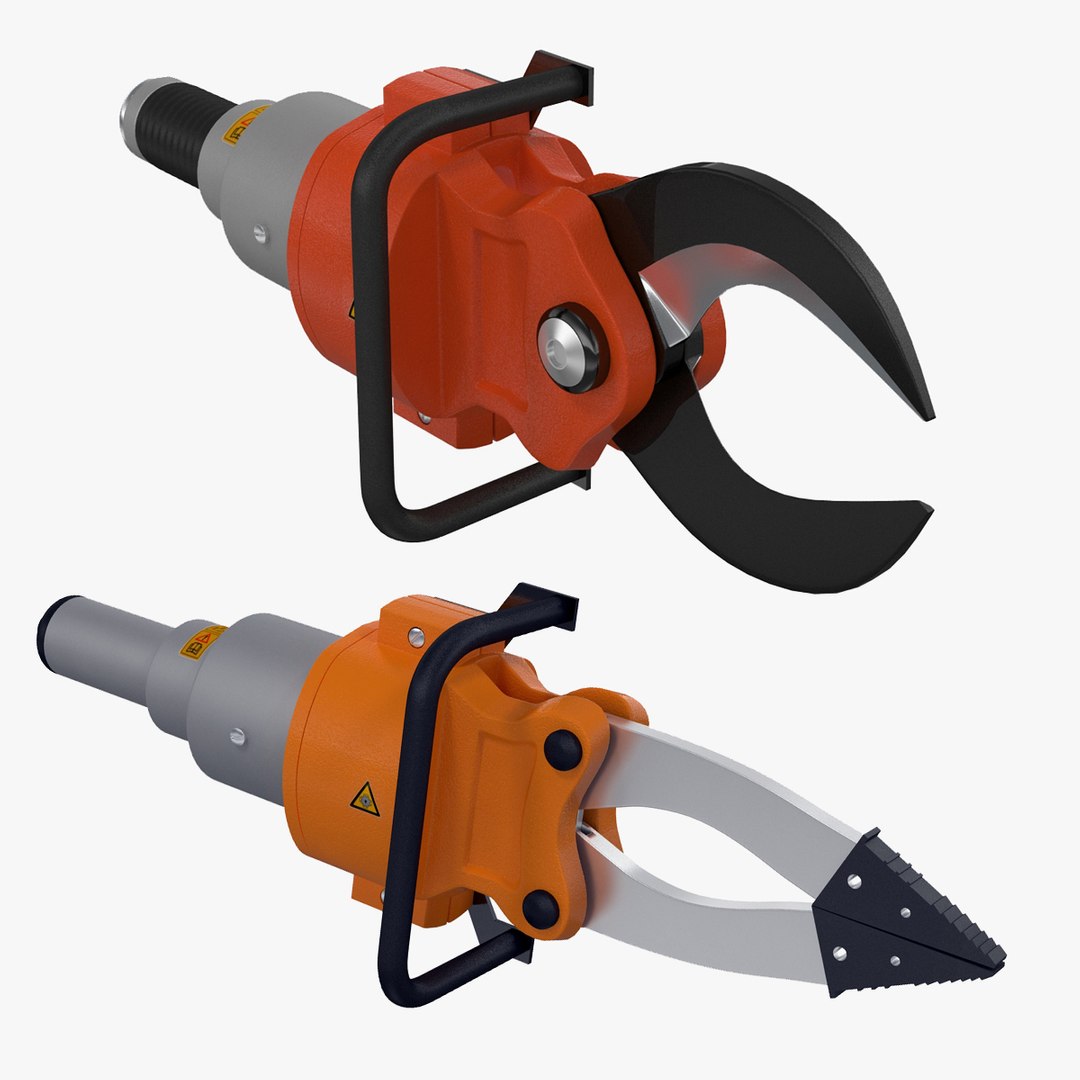 hydraulic rescue tool 3d model