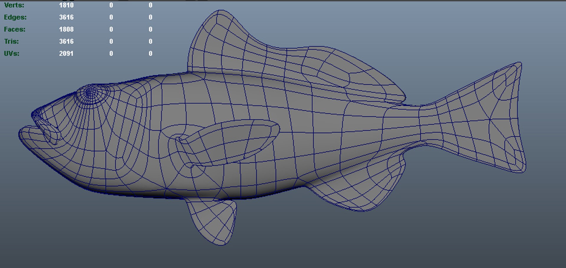 3D Goldspotted Sand Bass - TurboSquid 1164144