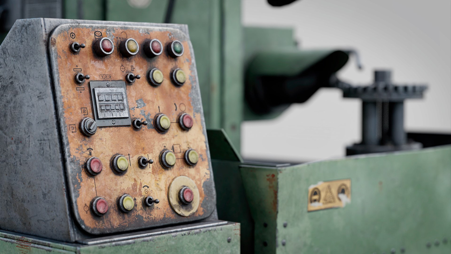 3D Milling Machine 03 Realtime - TurboSquid 2318009