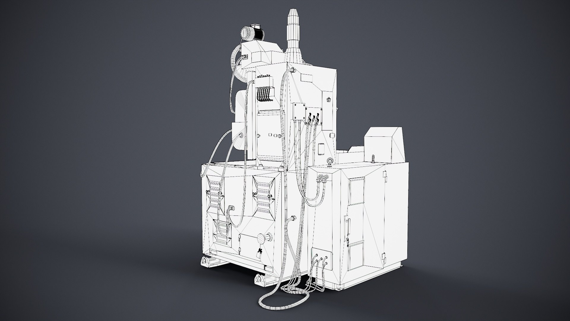 3D Milling Machine 03 Realtime - TurboSquid 2318009