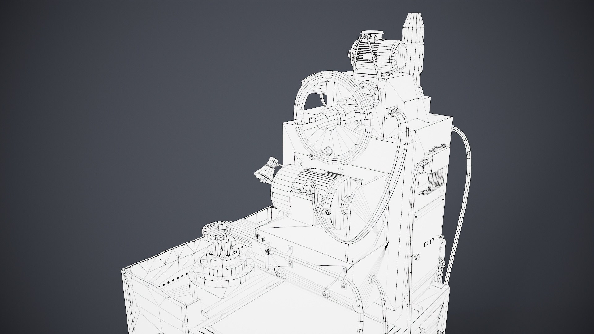 3D Milling Machine 03 Realtime - TurboSquid 2318009