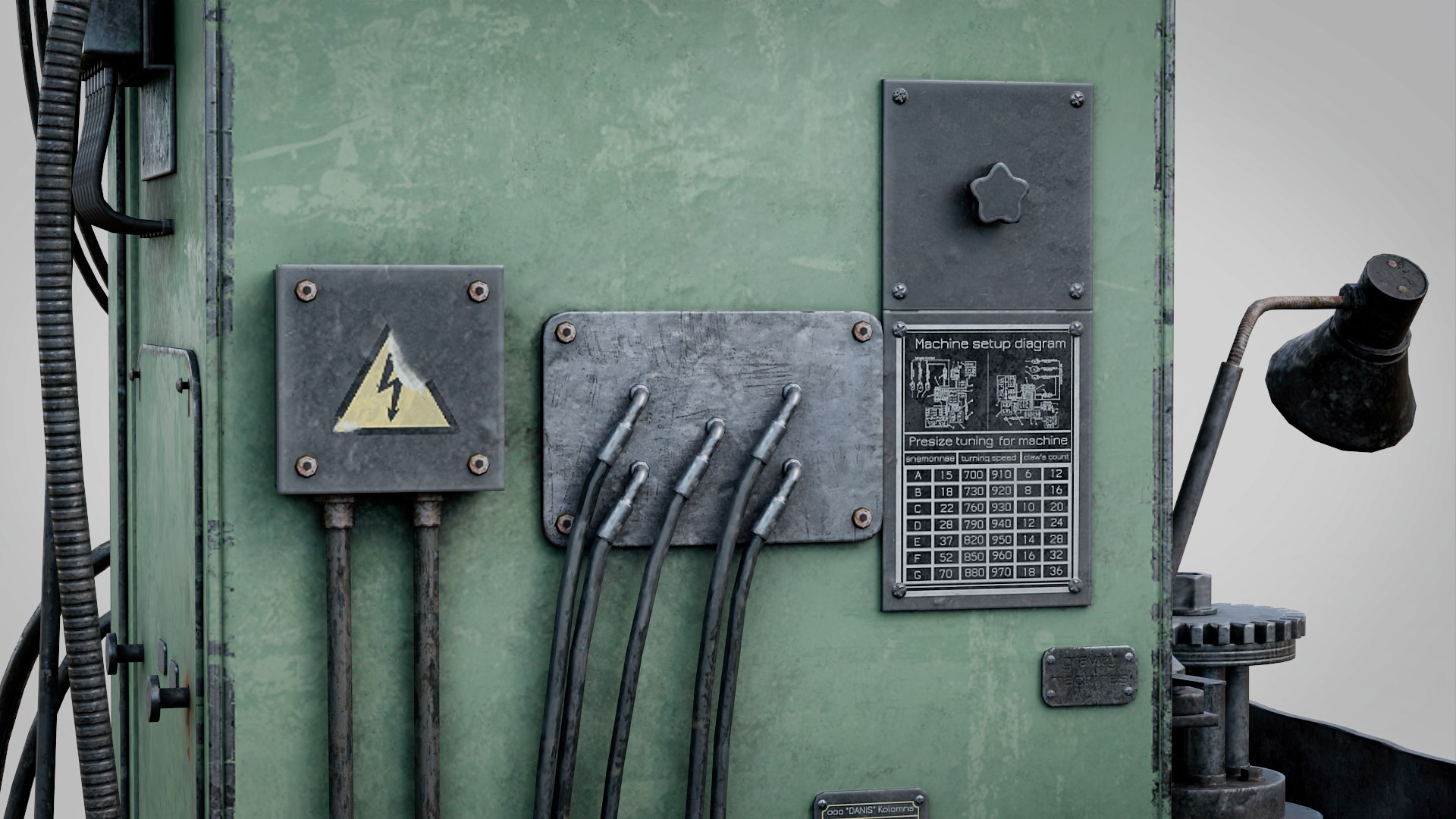 3D Milling Machine 03 Realtime - TurboSquid 2318009