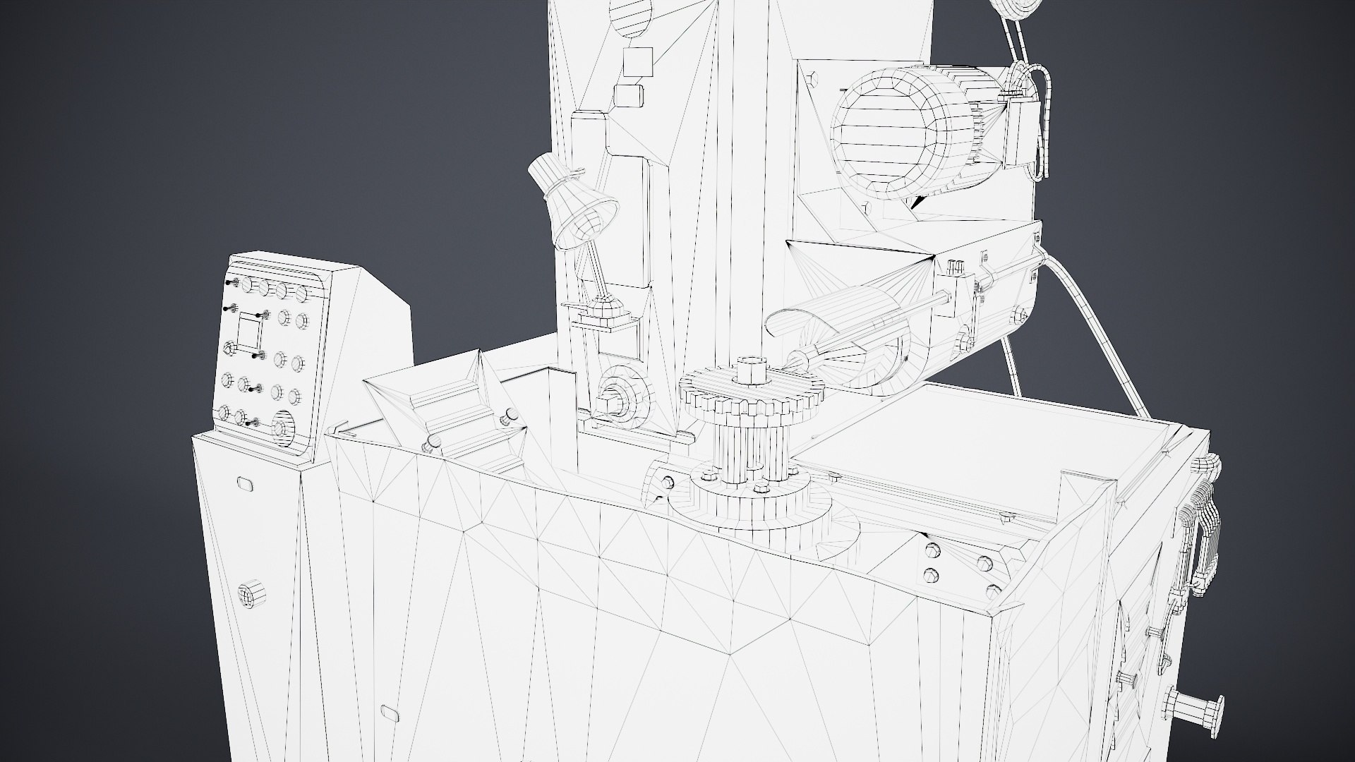 3D Milling Machine 03 Realtime - TurboSquid 2318009
