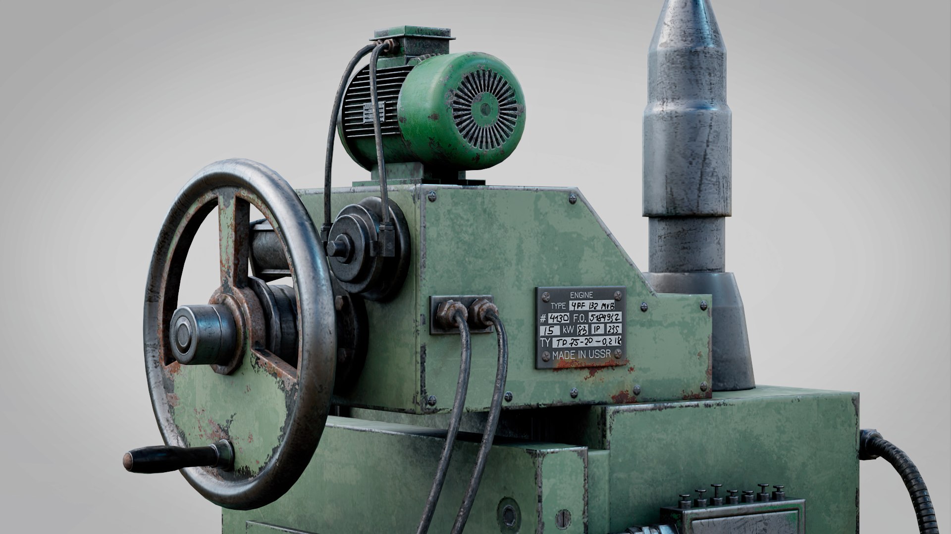 3D Milling Machine 03 Realtime - TurboSquid 2318009