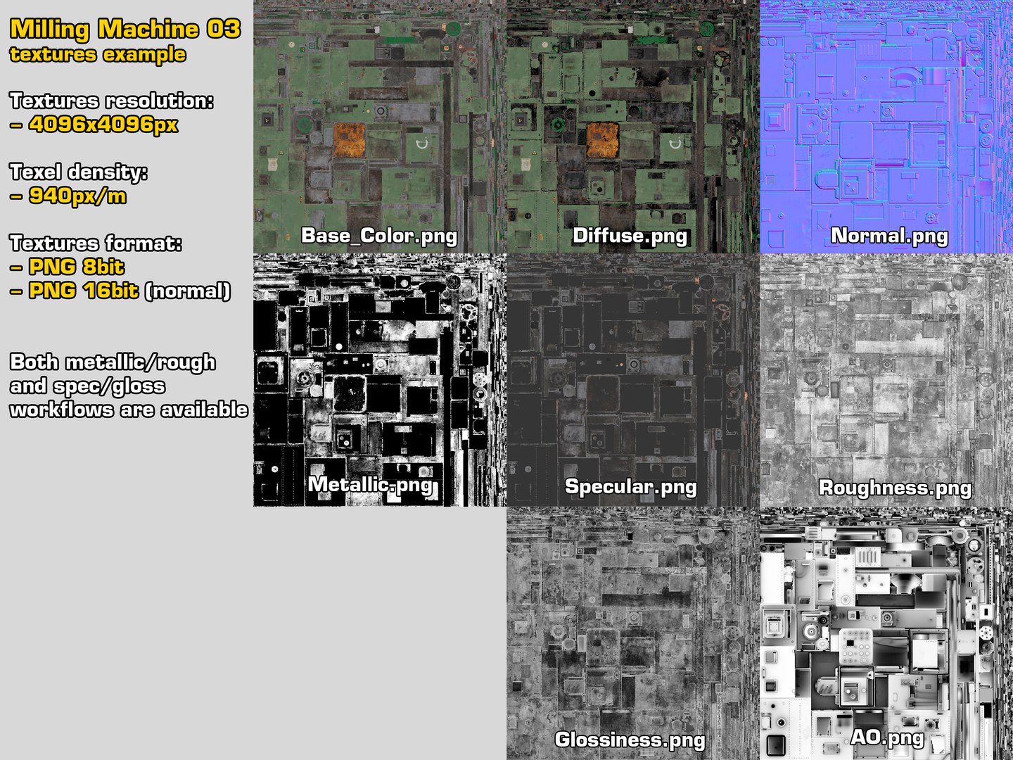 3D Milling Machine 03 Realtime - TurboSquid 2318009