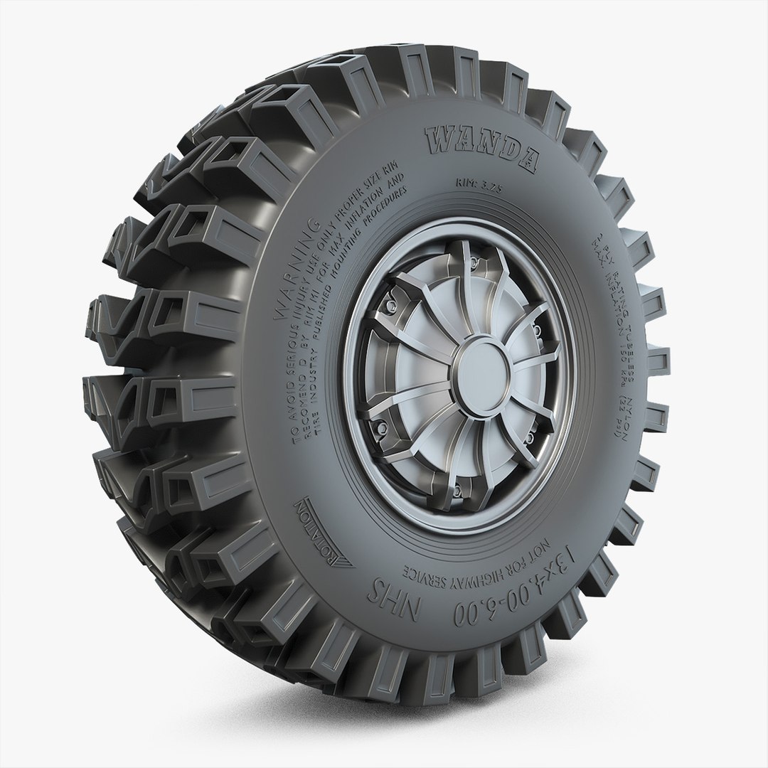 modelo 3d Rueda de motor eléctrico todoterreno - TurboSquid 2385835