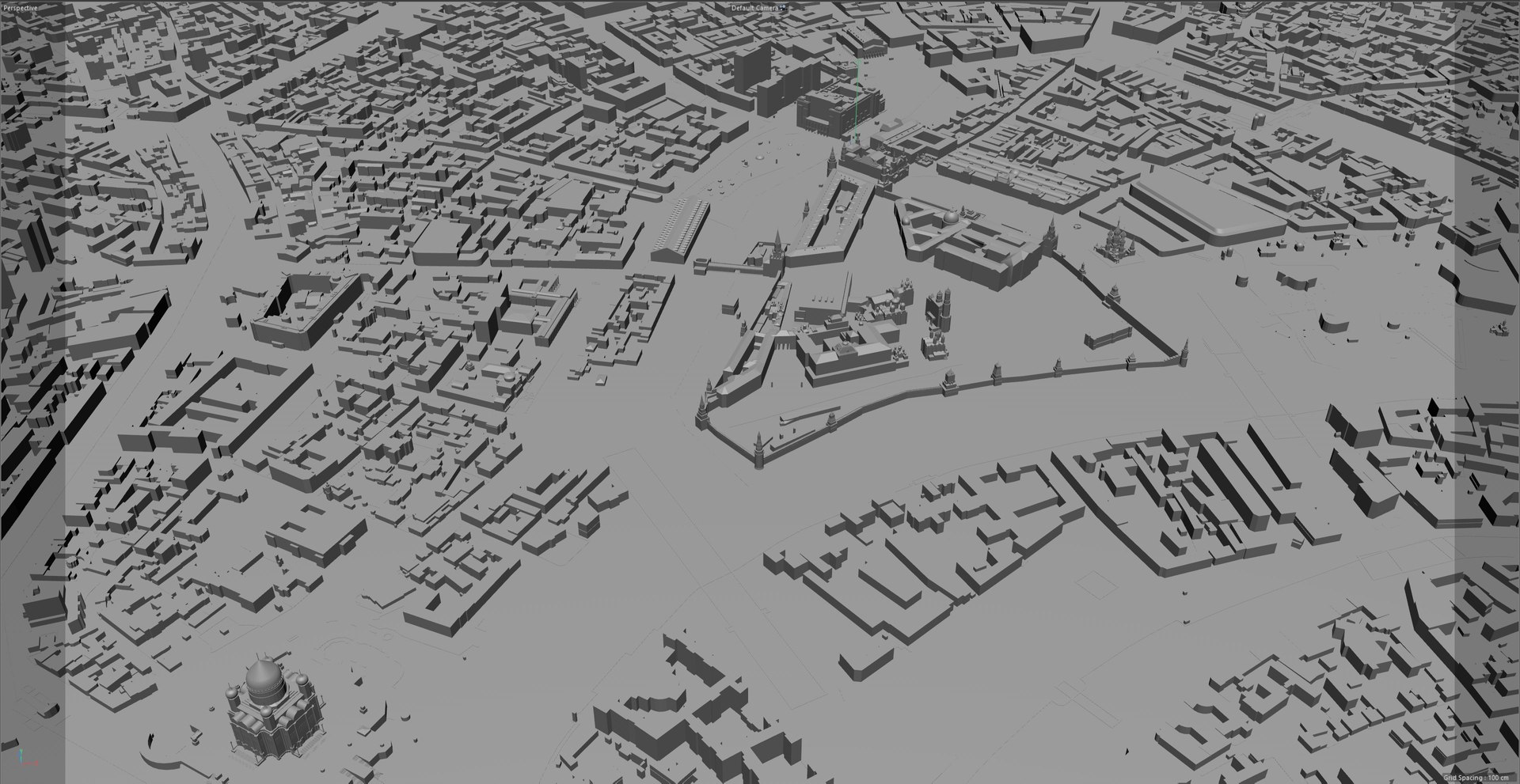 3D Moscow Downtown Russia Model - TurboSquid 1989402